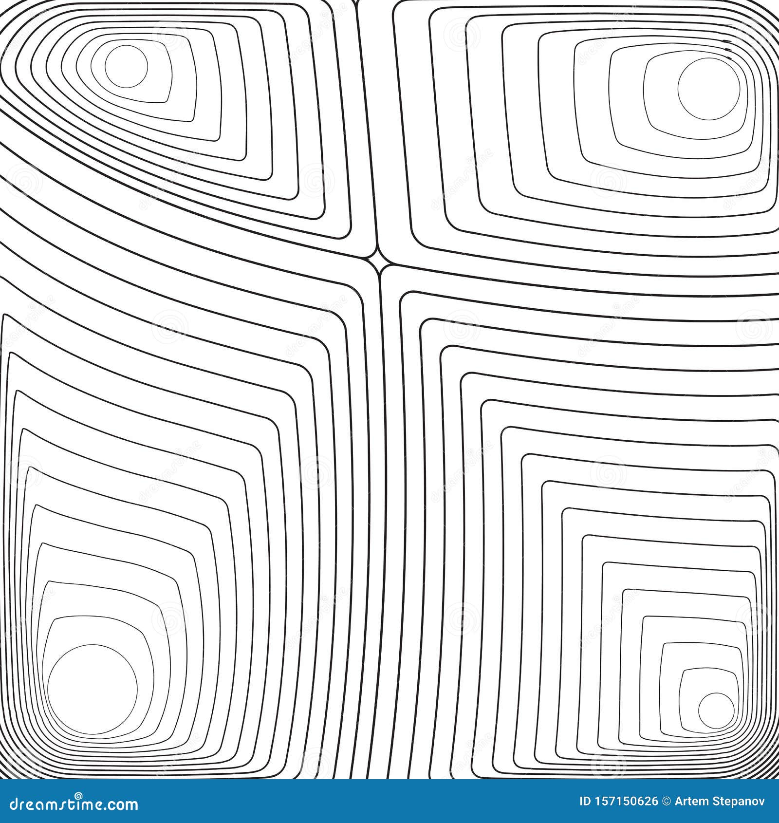 Black and White Thin Line Abstract Background Stock Vector ...