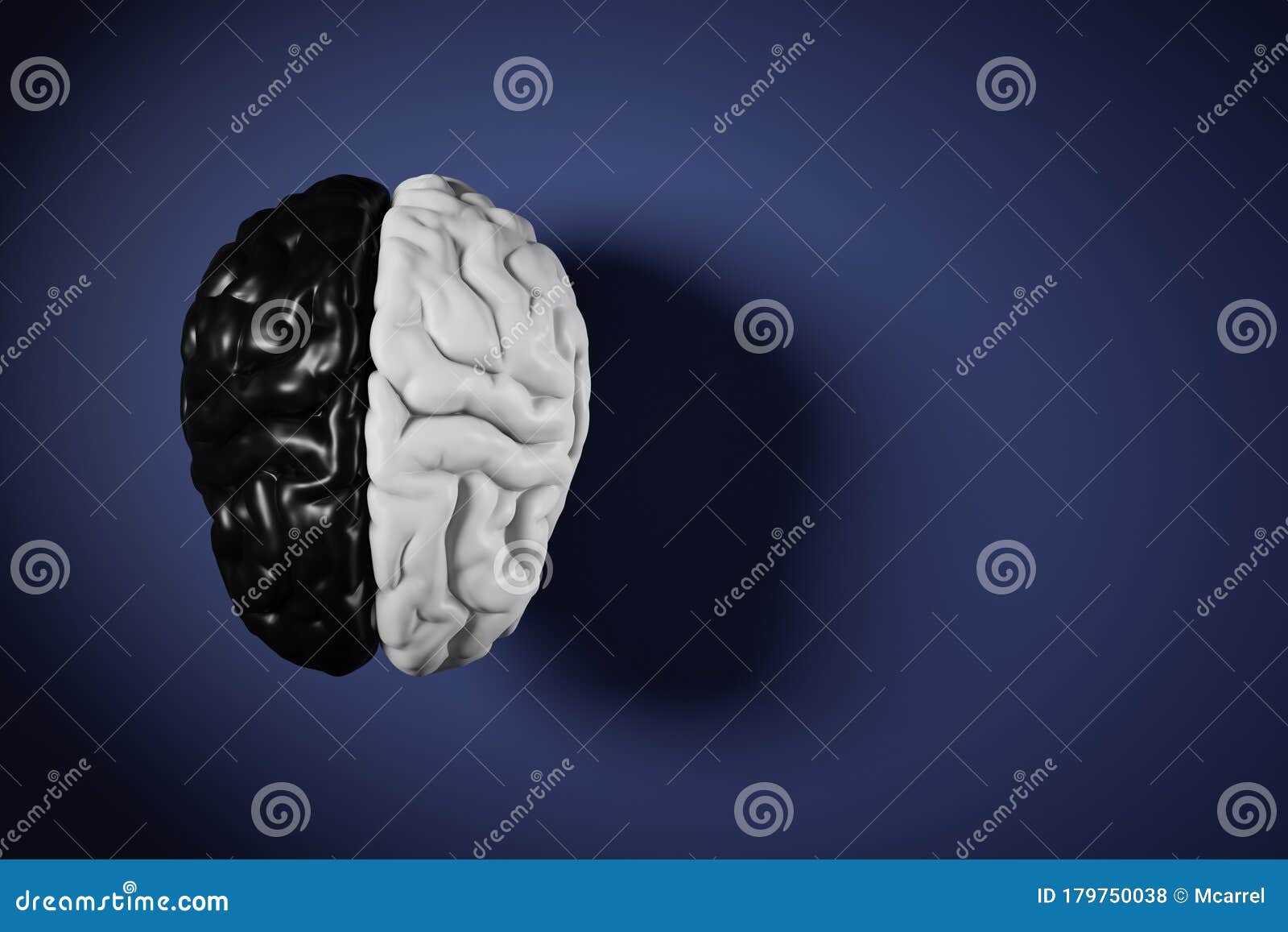 Black and White Thinking stock illustration. Illustration of limits ...