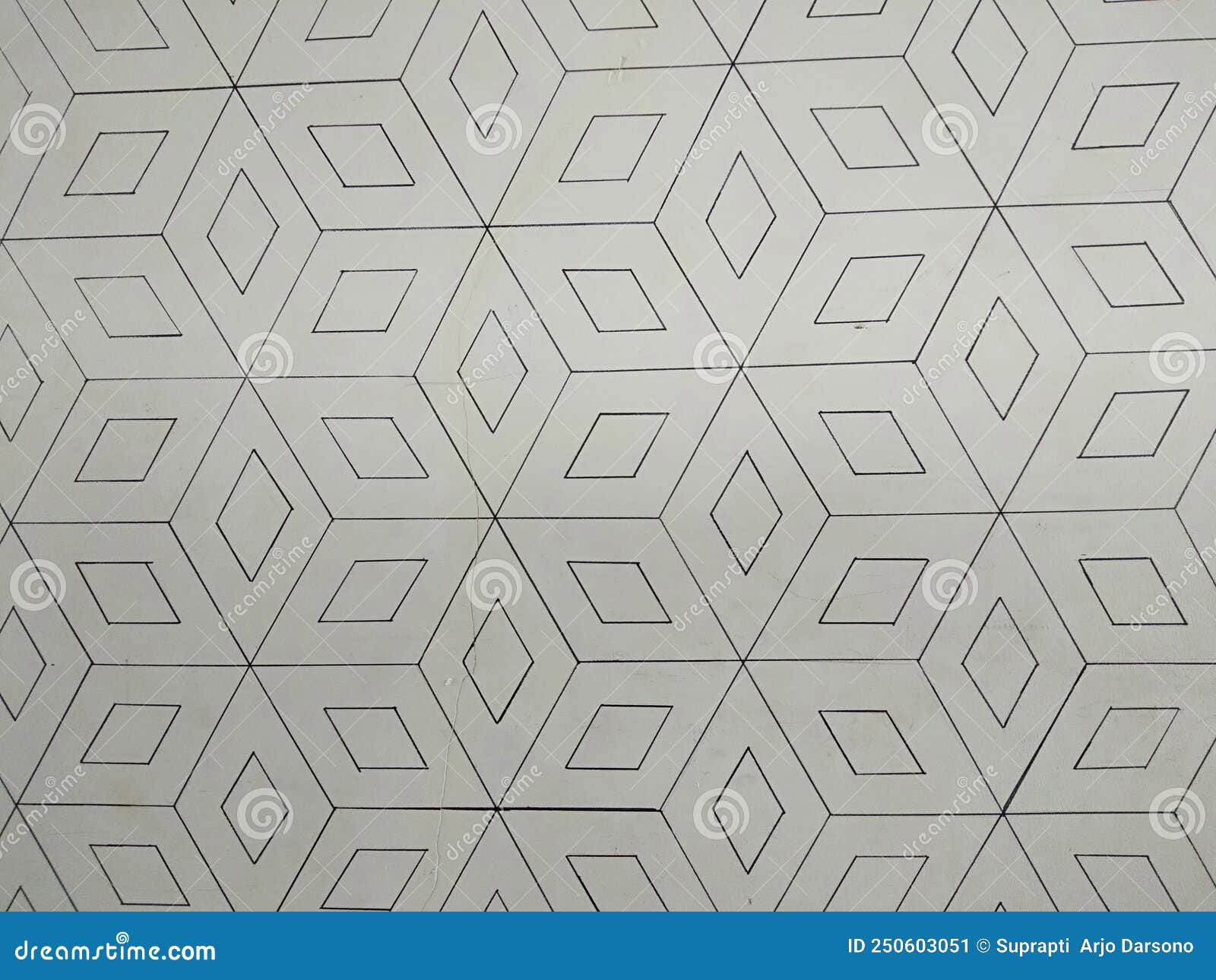 Black and White Three-dimensional Hand Drawing on the Wall Stock Image ...