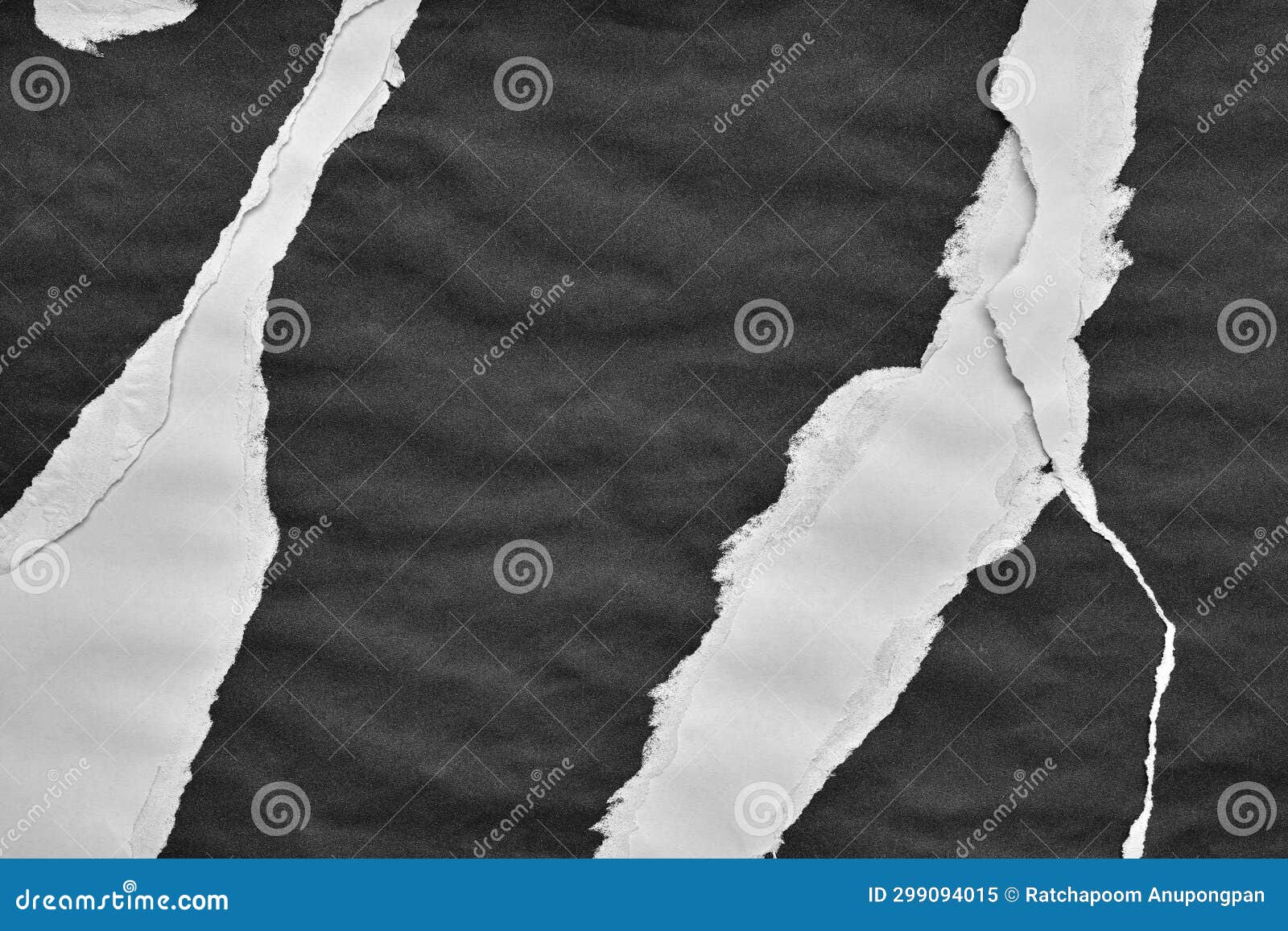 Black and White Torn Paper Collage Style, Ripped Paper Effect, Texture ...