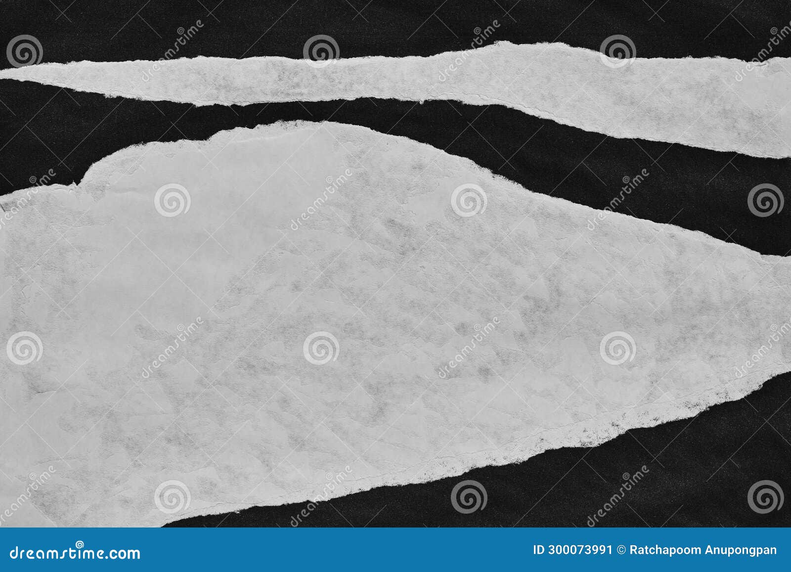 Black and White Torn Paper Collage Style, Ripped Paper Effect, Texture ...