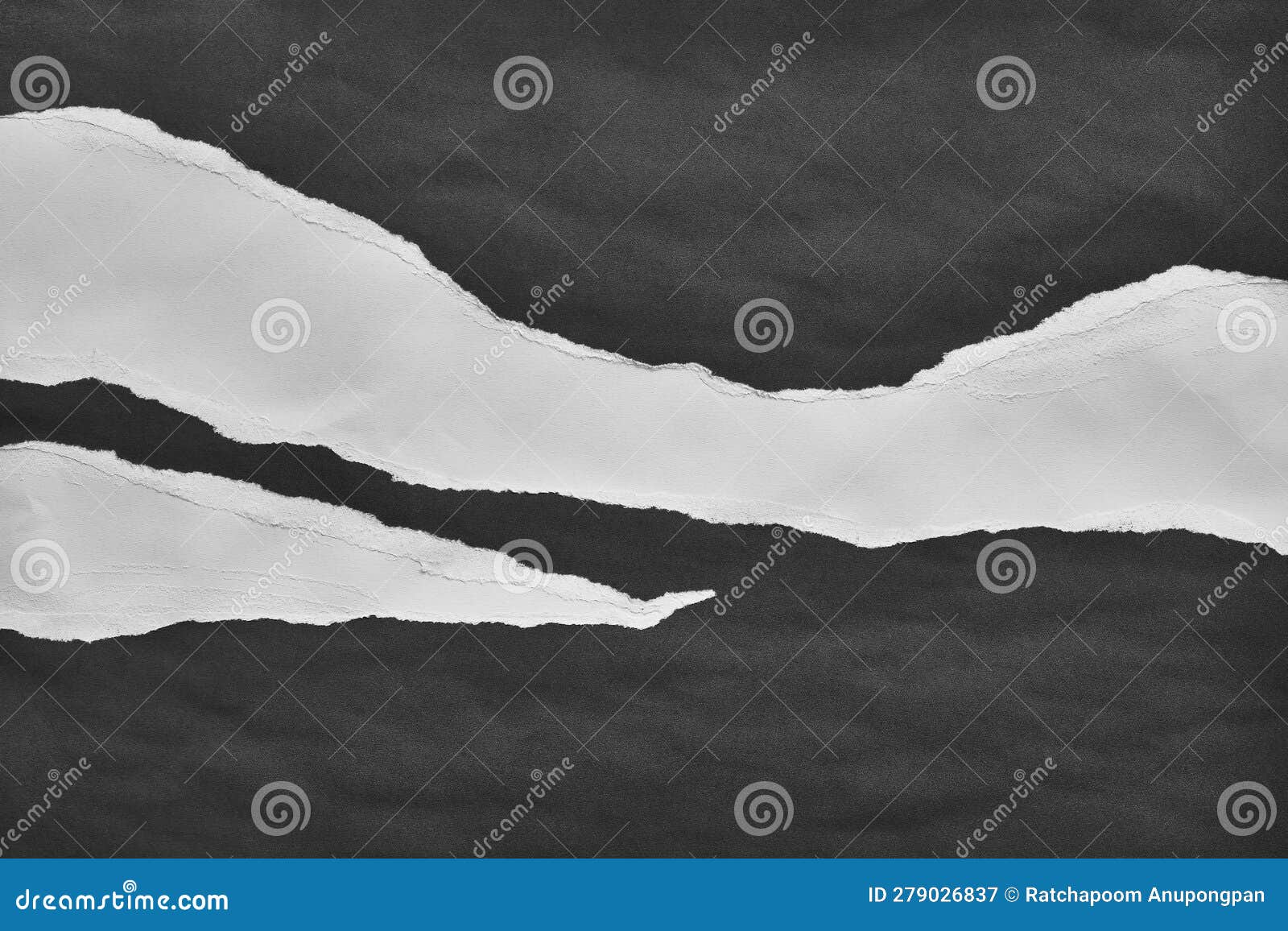 Black and White Torn Paper Collage Style, Ripped Paper Effect, Texture ...