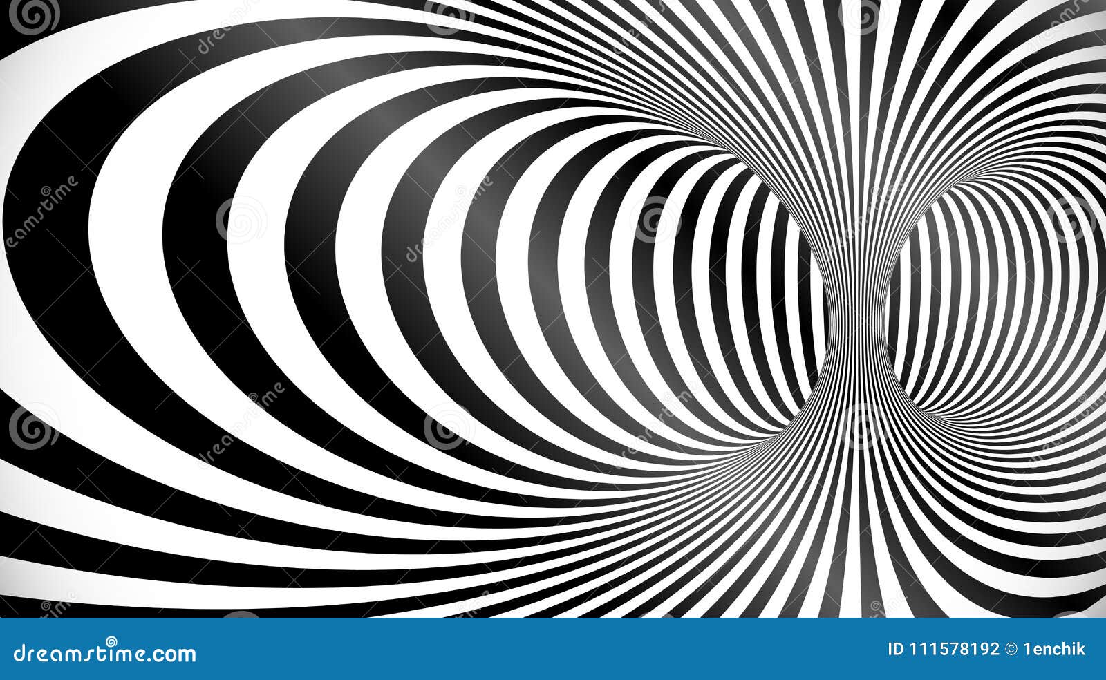Black and White Torus Optical Illusion Stock Vector - Illustration of ... Black and White Torus Optical Illusion Stock Vector - Illustration of ...