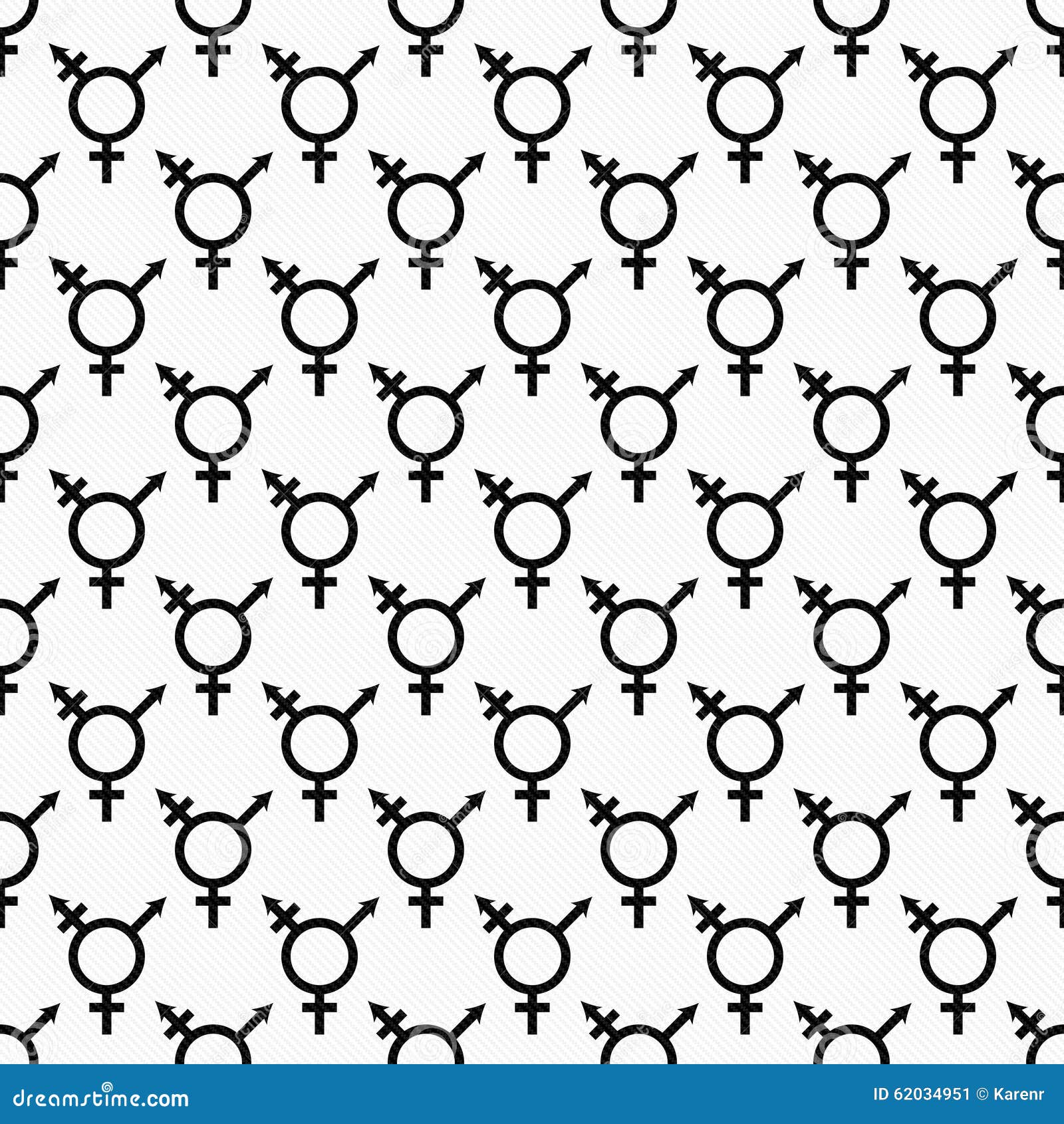 Black and White Transgender Symbol Tile Pattern Repeat Background Stock ...