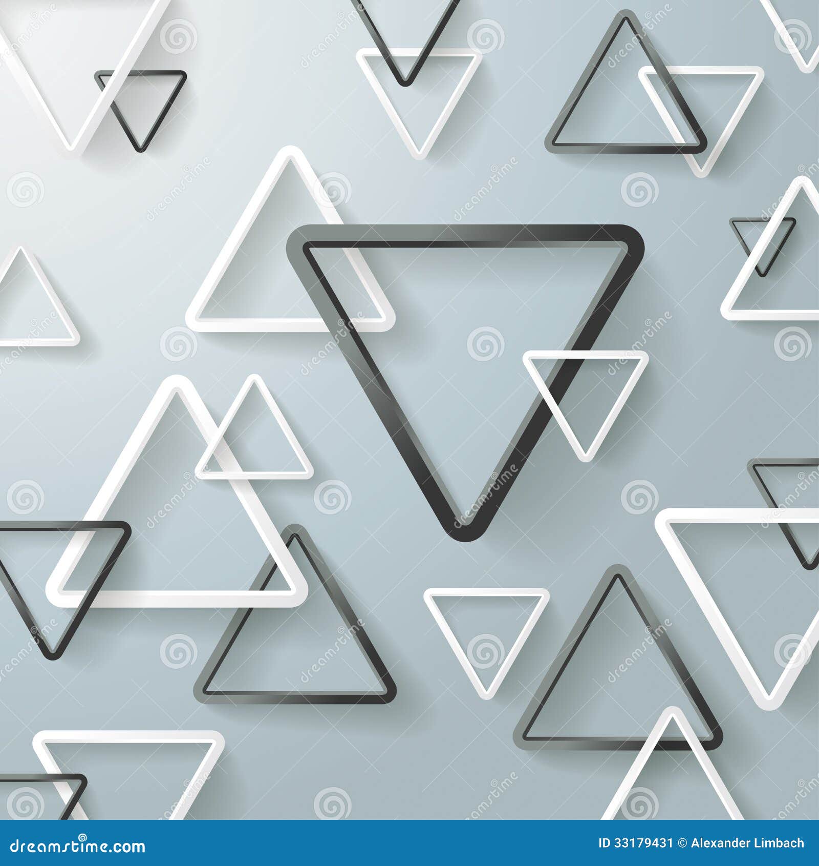 Black and White Triangle Background Stock Vector - Illustration of ...