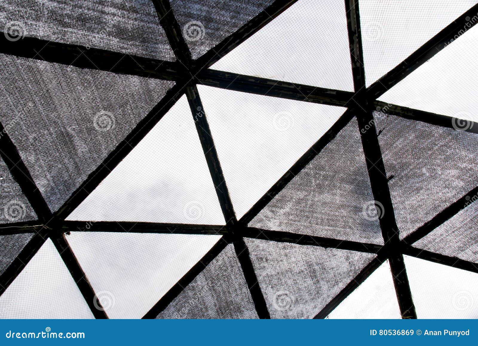 Black and White Triangle Roof Dome Texture Background Stock Image ...