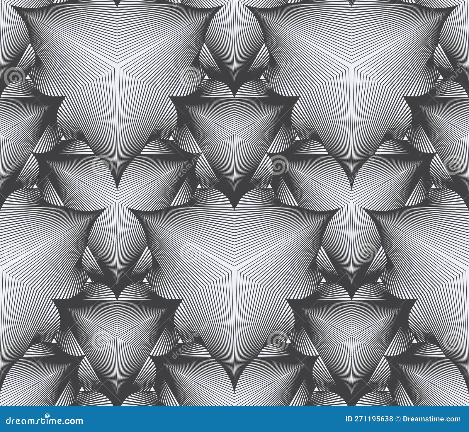 Black and White Triangular Geometric Vector Illustration Background ...