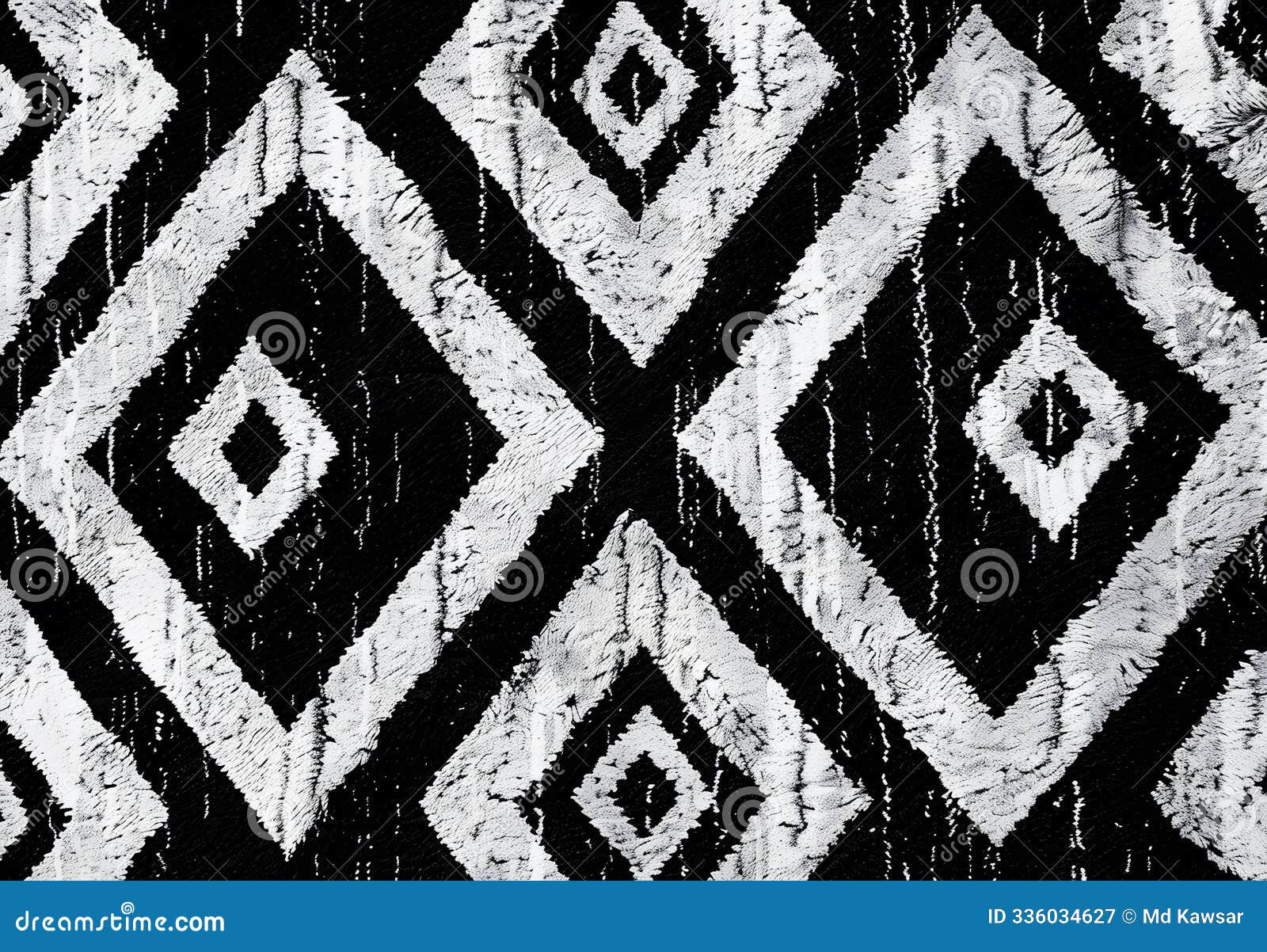 Black and White Tribal Diamond Pattern Carpet Texture Stock ...