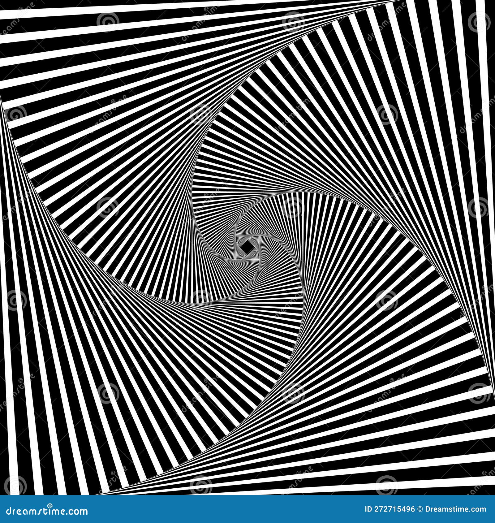 Black and White Twisted Lines Pattern with Vortex Pinwheel Visual ...