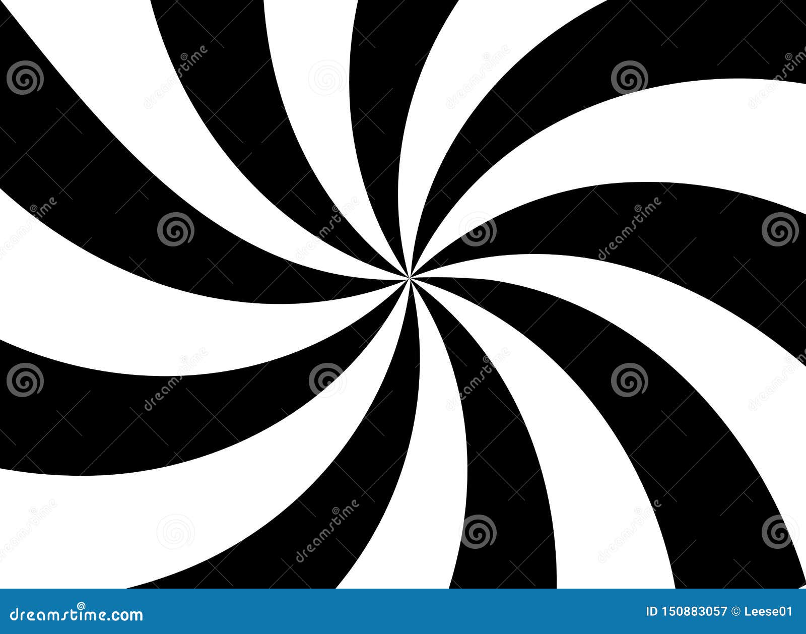 Black and White Vortex stock vector. Illustration of black - 150883057