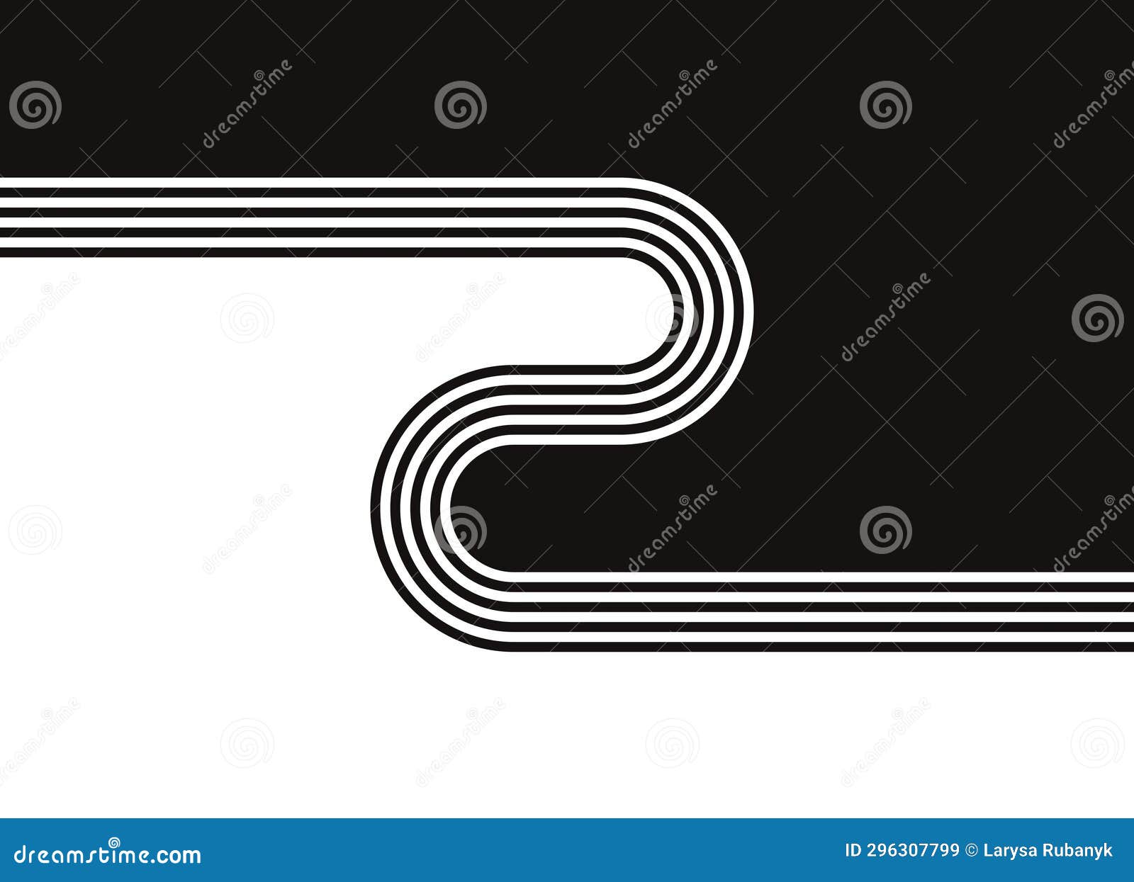 Black and White Vector Background of Parallel Lines in Retro Style ...