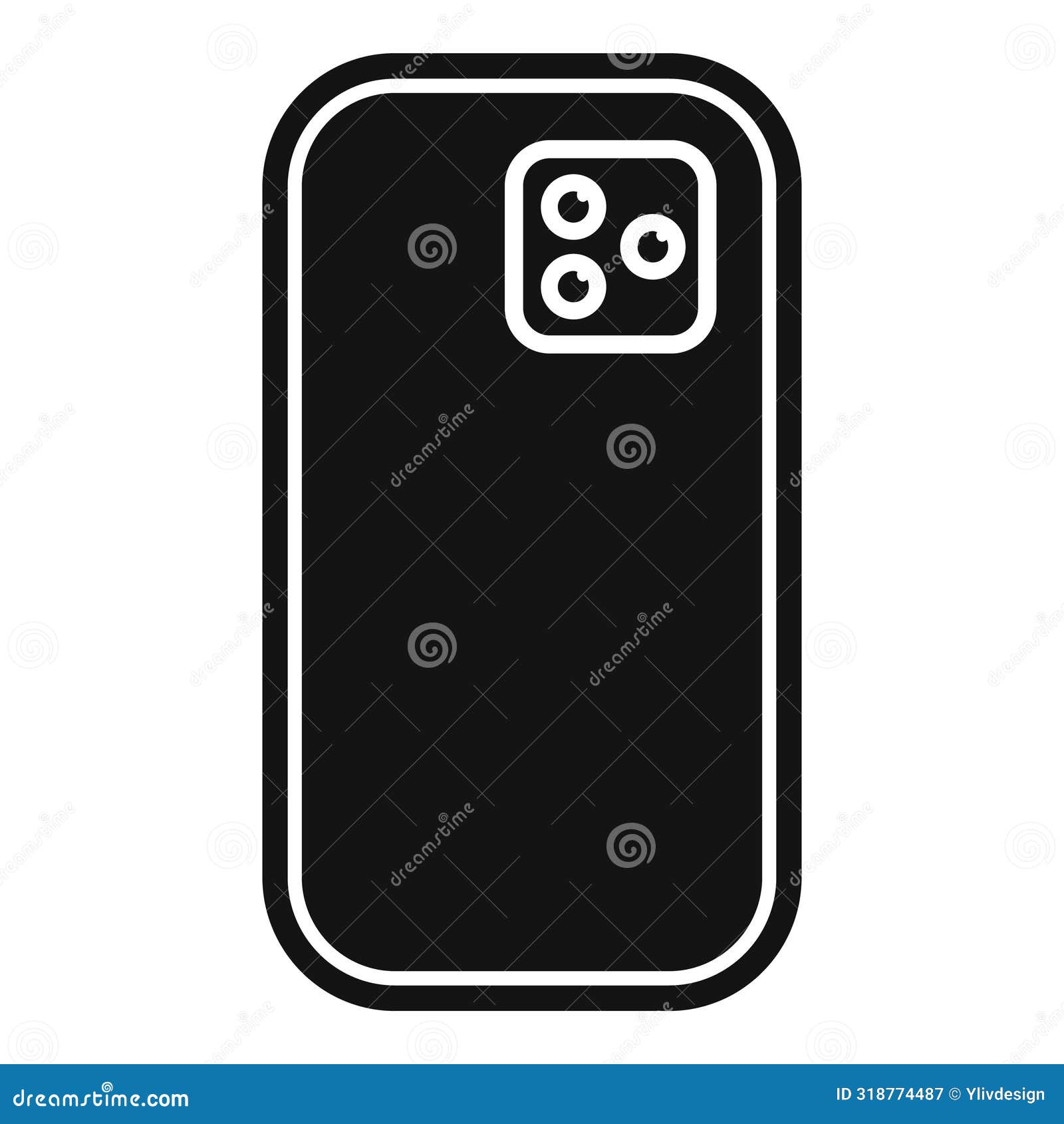 Vector Illustration of a Smartphone Camera Design Stock Vector ...