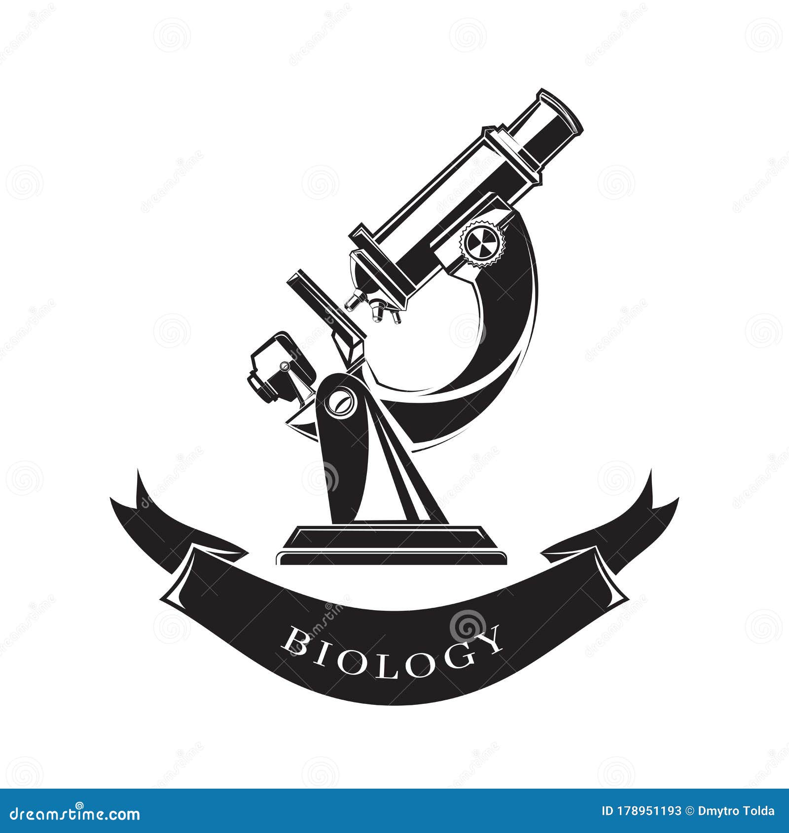 Black and White Vector Icon Science Biology Stock Vector - Illustration ...