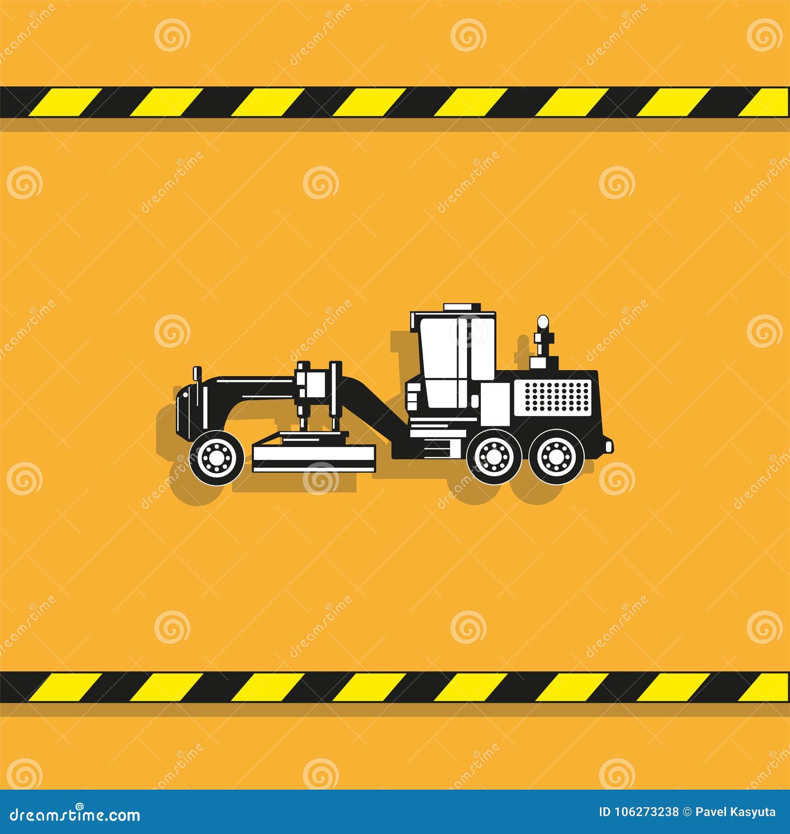 Grader. Vector Icon. Conditional Vector Image Stock Vector ...