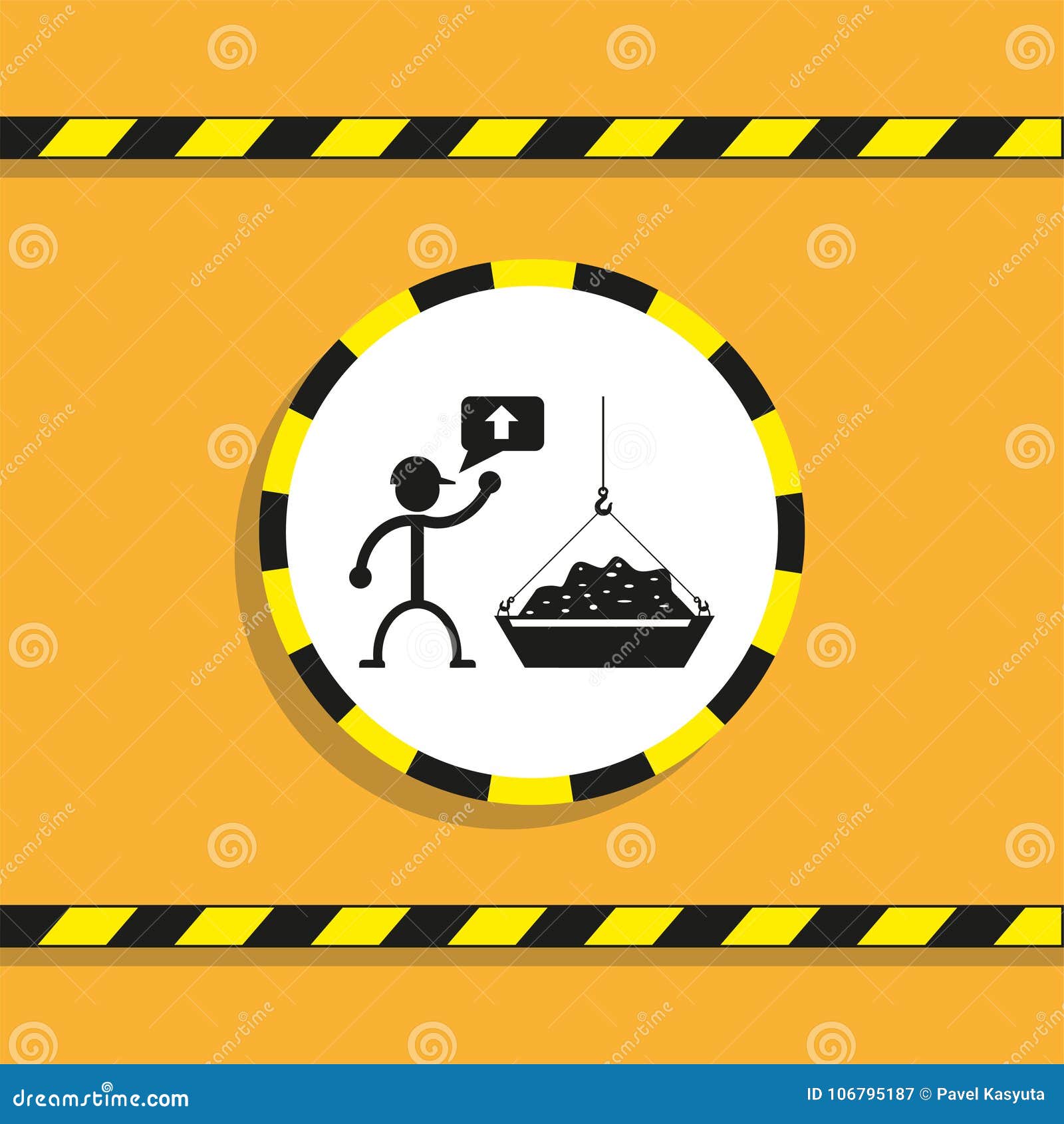 The Rise of Bulk Materials. Vector Icon. Stock Vector - Illustration of ...