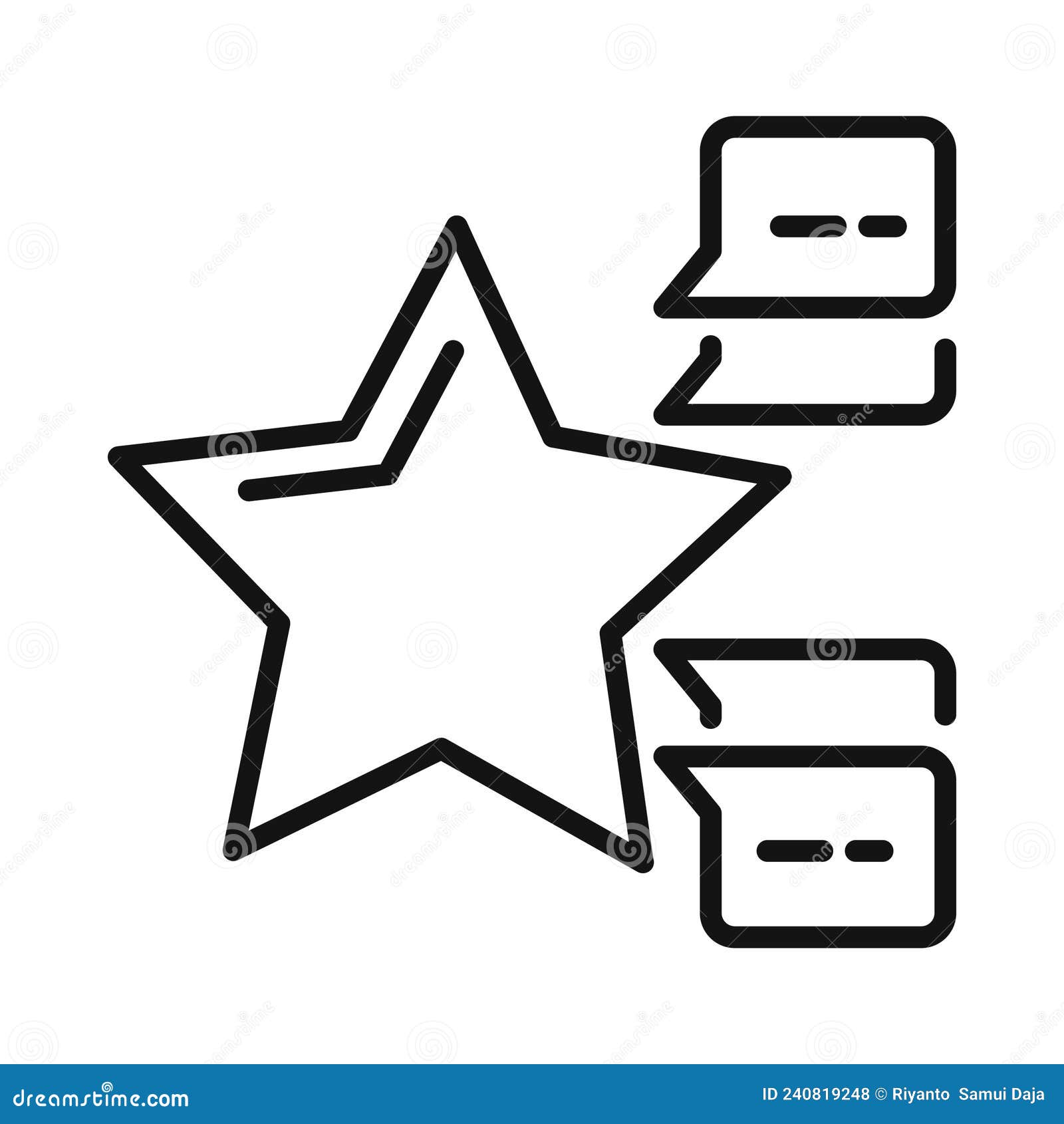 Project Features Icon Black and White Illustration Stock Vector ...