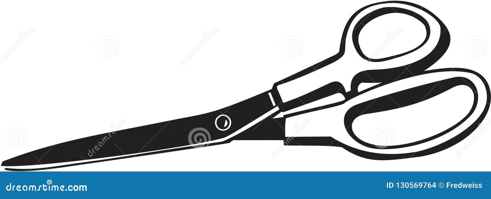 Black and White Scissors Illustration Stock Vector - Illustration of ...