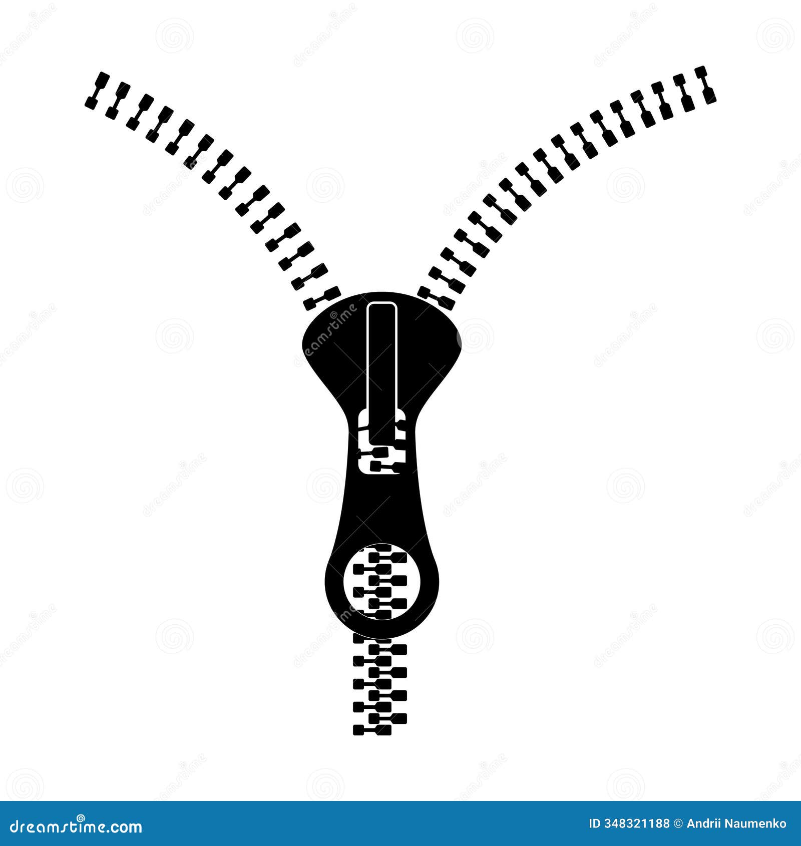 Zipper Vector Illustration stock illustration. Illustration of icon ...