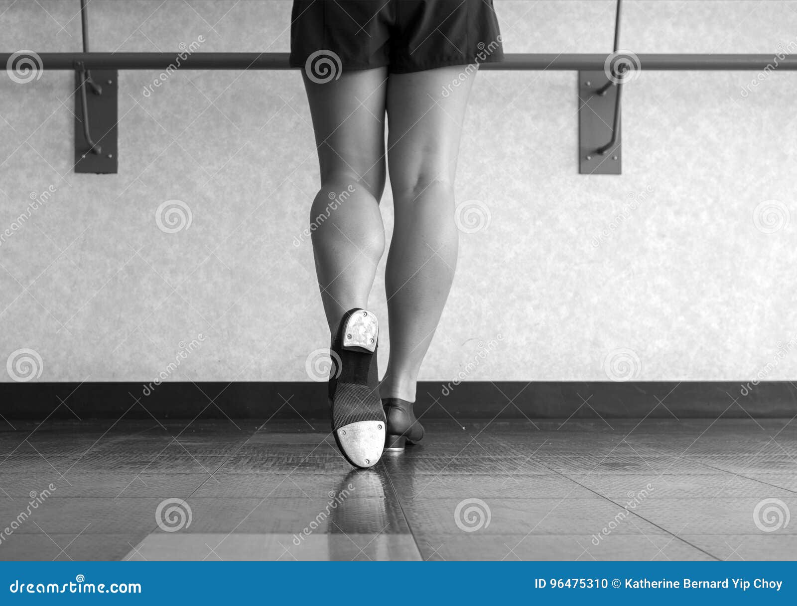 Black and White Version of the Tap of a Tapper Stock Photo - Image of ...