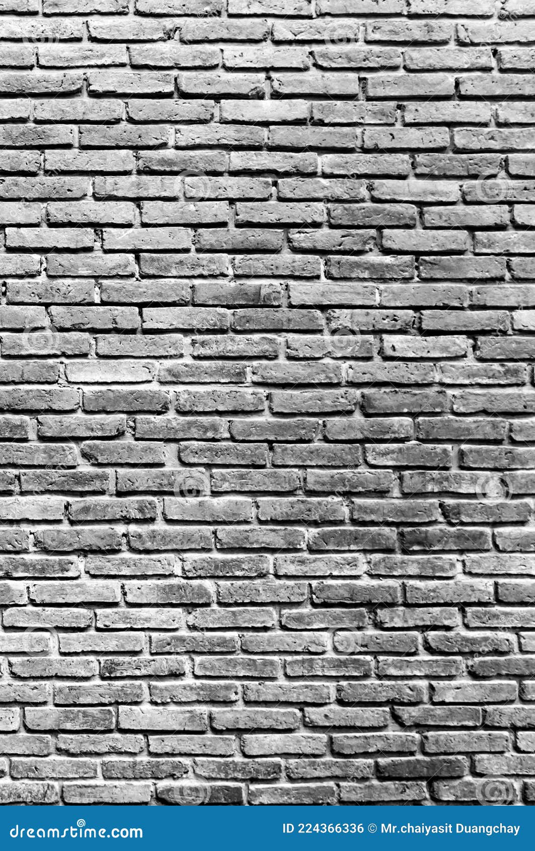 Black and White Vertical Brick Wall Background Stock Photo - Image of ...
