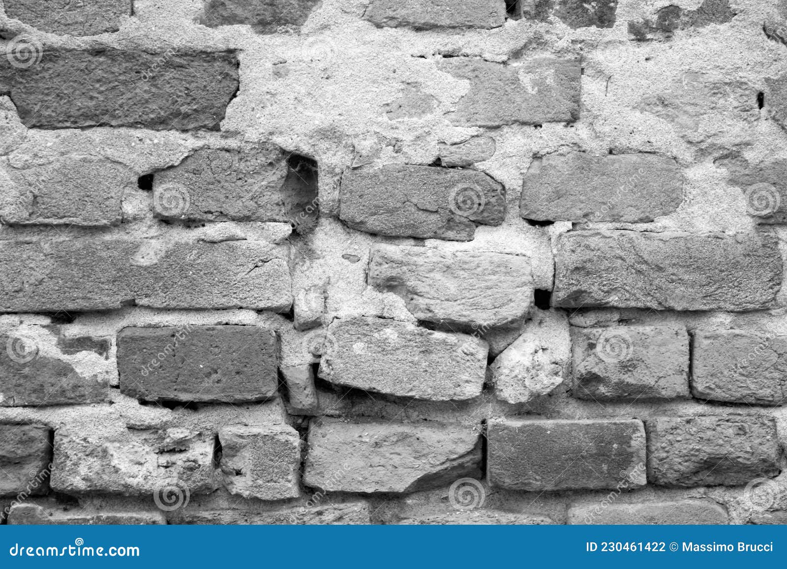 Black and White Very Porous Concrete Wall Stock Photo - Image of ...