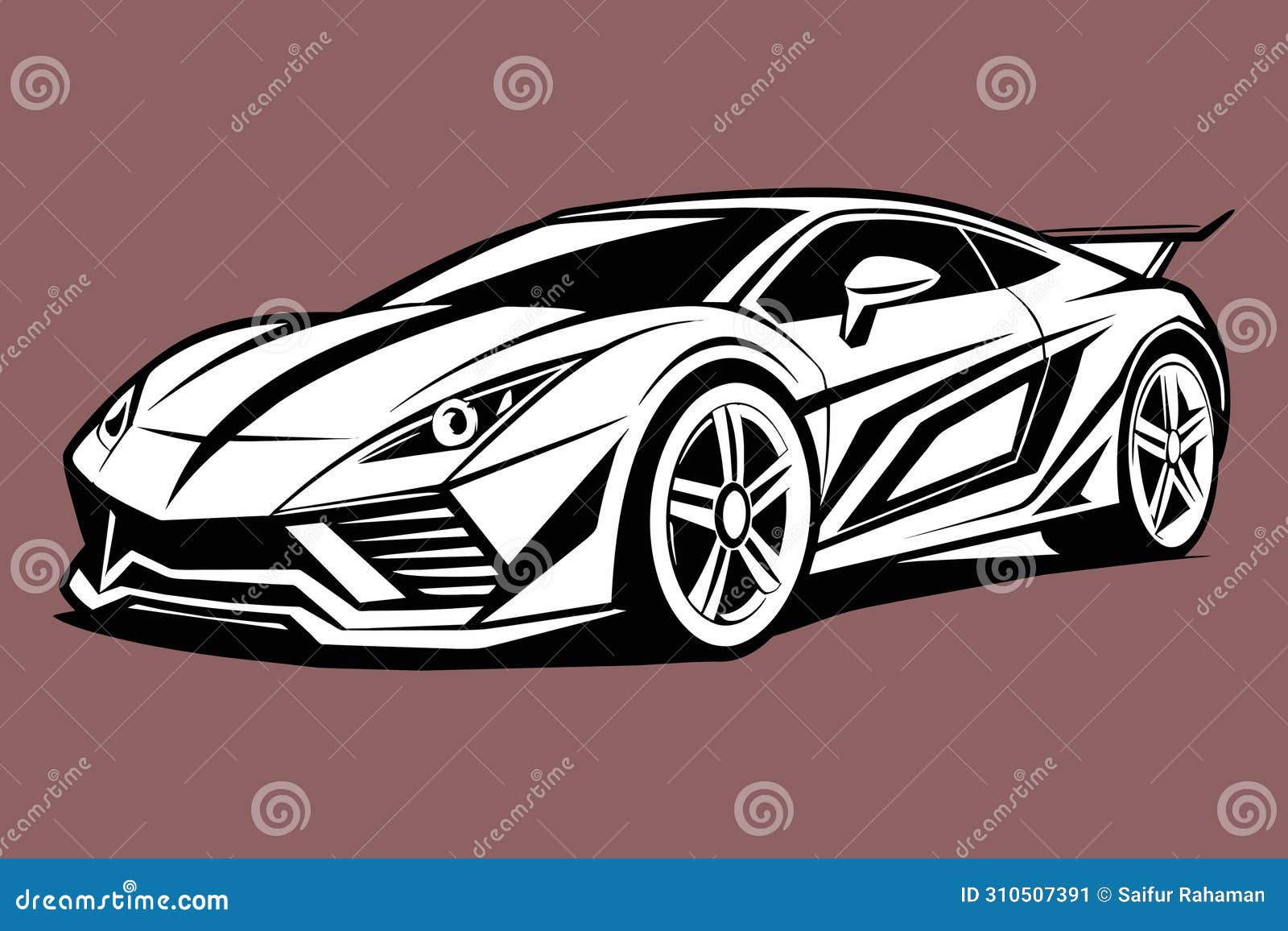 Black-and-white-victor-illustration---line---outline.eps Stock Vector ...