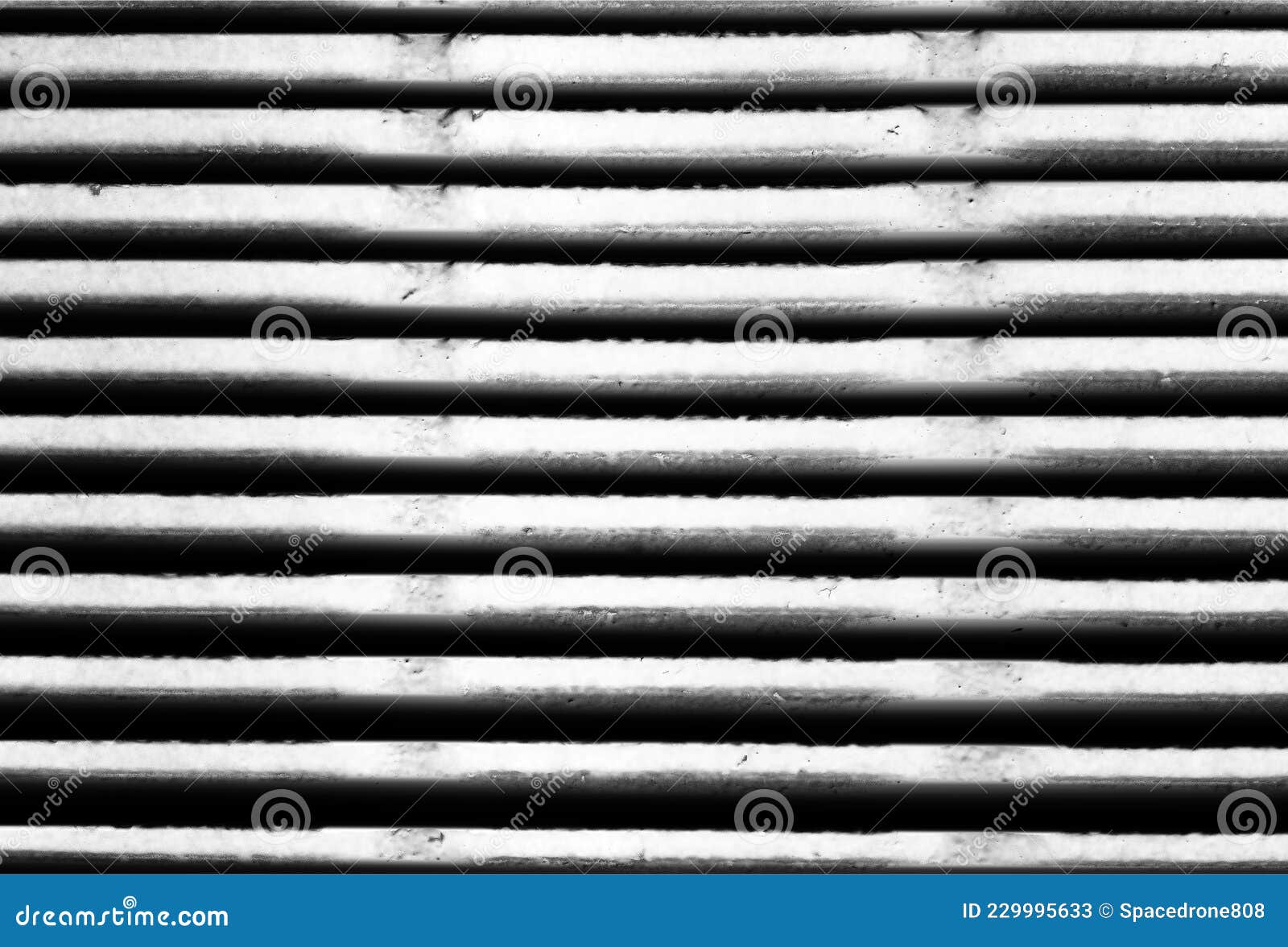 Vintage Ventilation And Exhaust System With Wooden Slats, Exposed ...