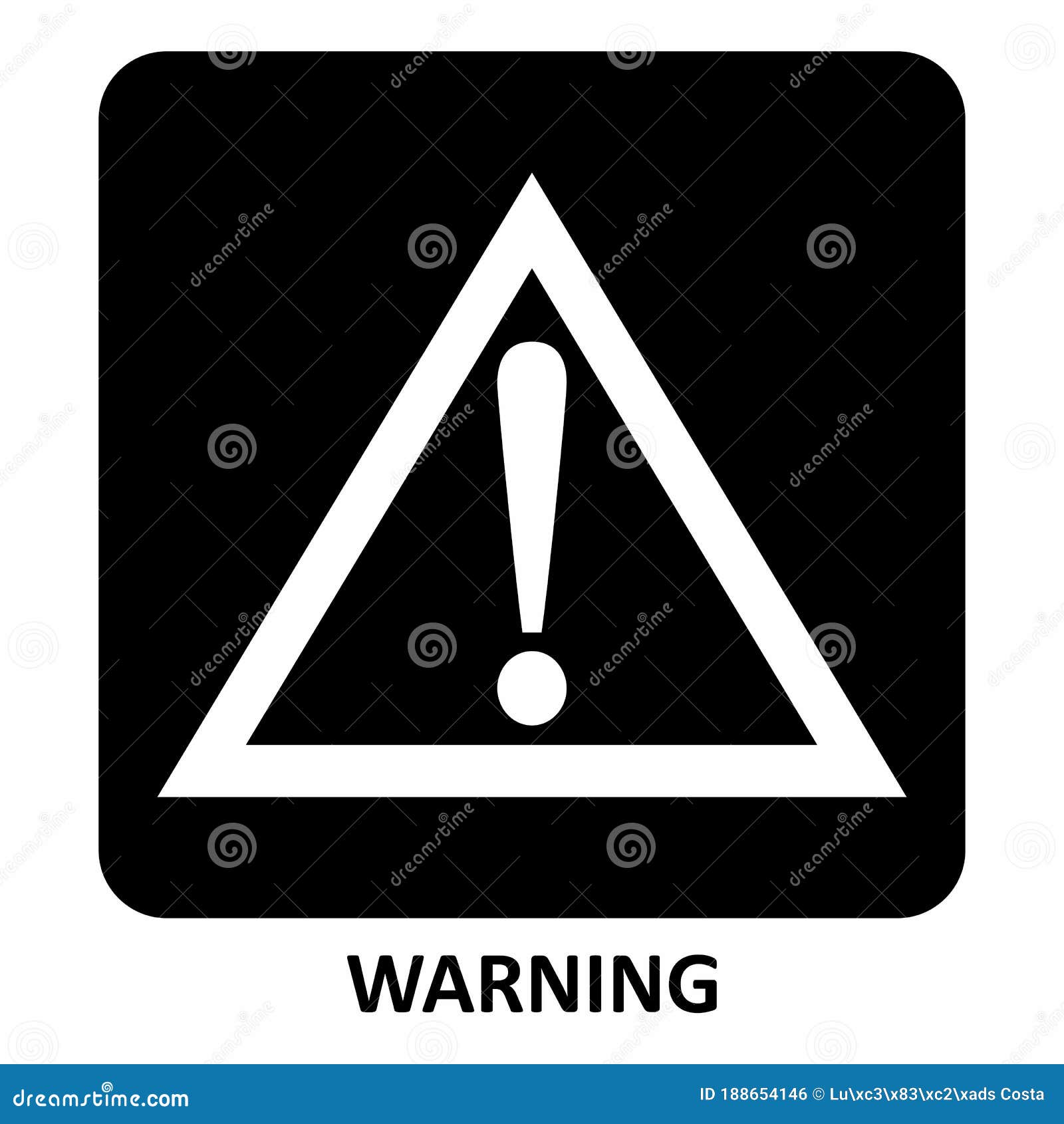 Warning Sign illustration stock illustration. Illustration of symbol ...