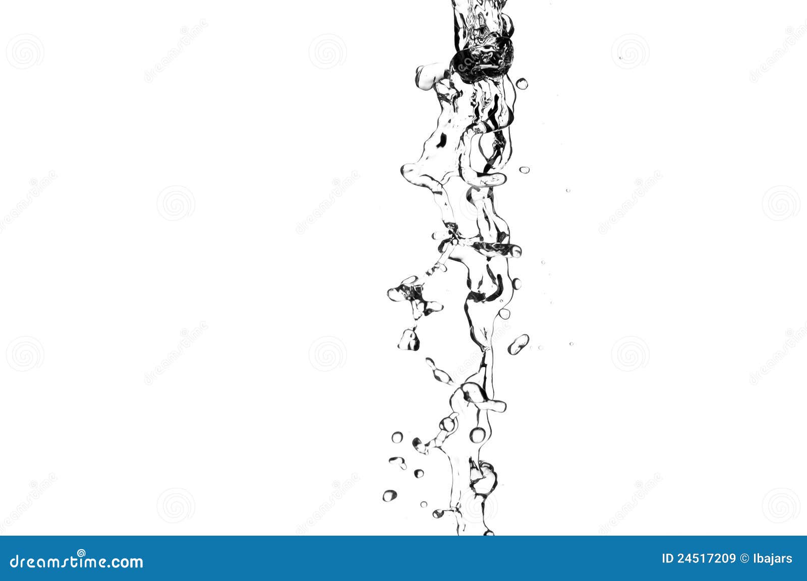 Black and White, Water Splash, Isolated Stock Image - Image of healthy ...