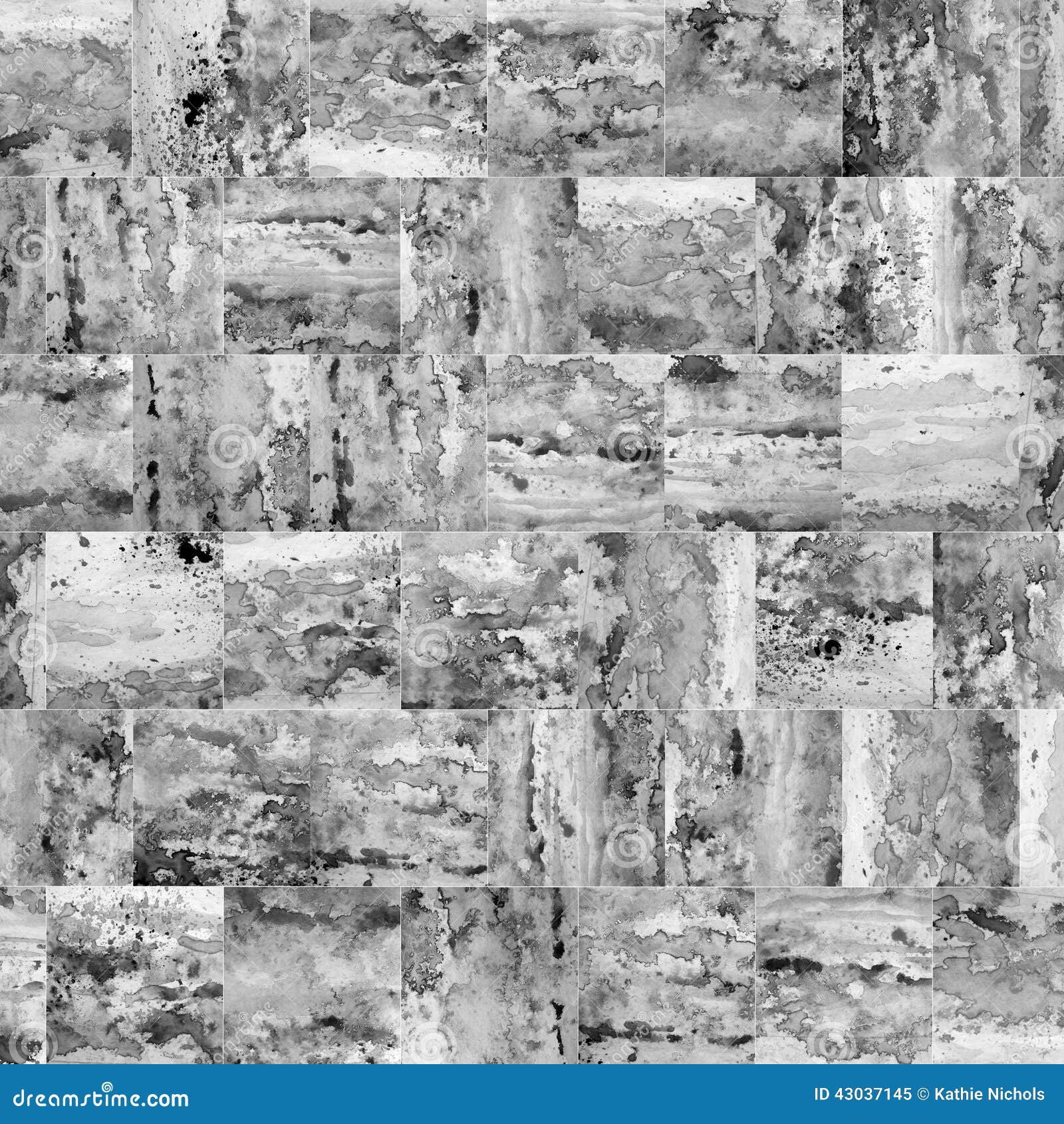 Black and White Watercolor Abstract Stock Illustration - Illustration ...