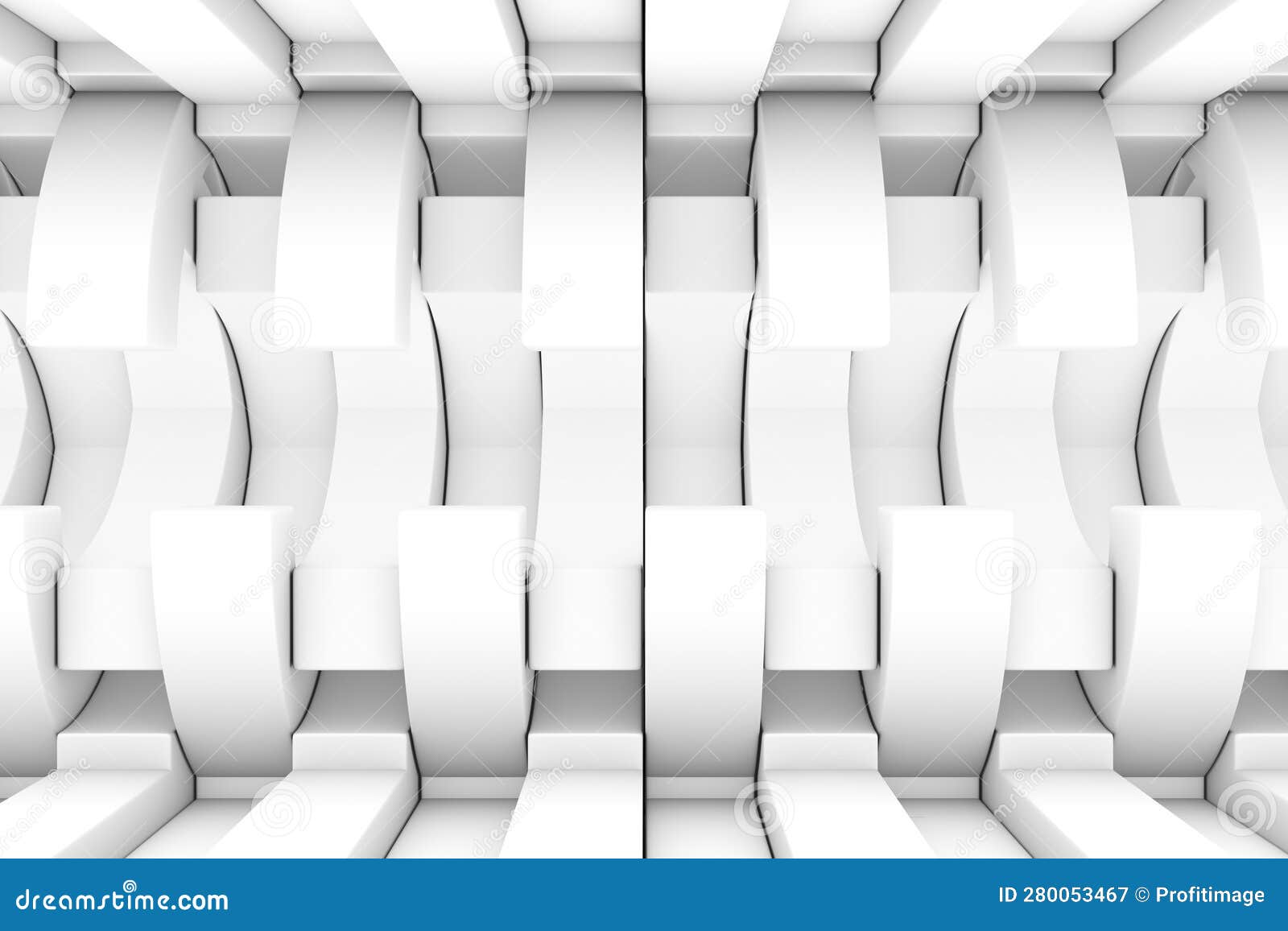 Black and White Waves Boxes Abstract Background 3D Stock Illustration ...