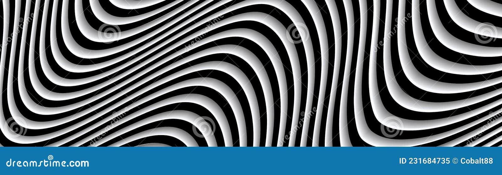 Black and White Wavy Background Stock Vector - Illustration of shape ...