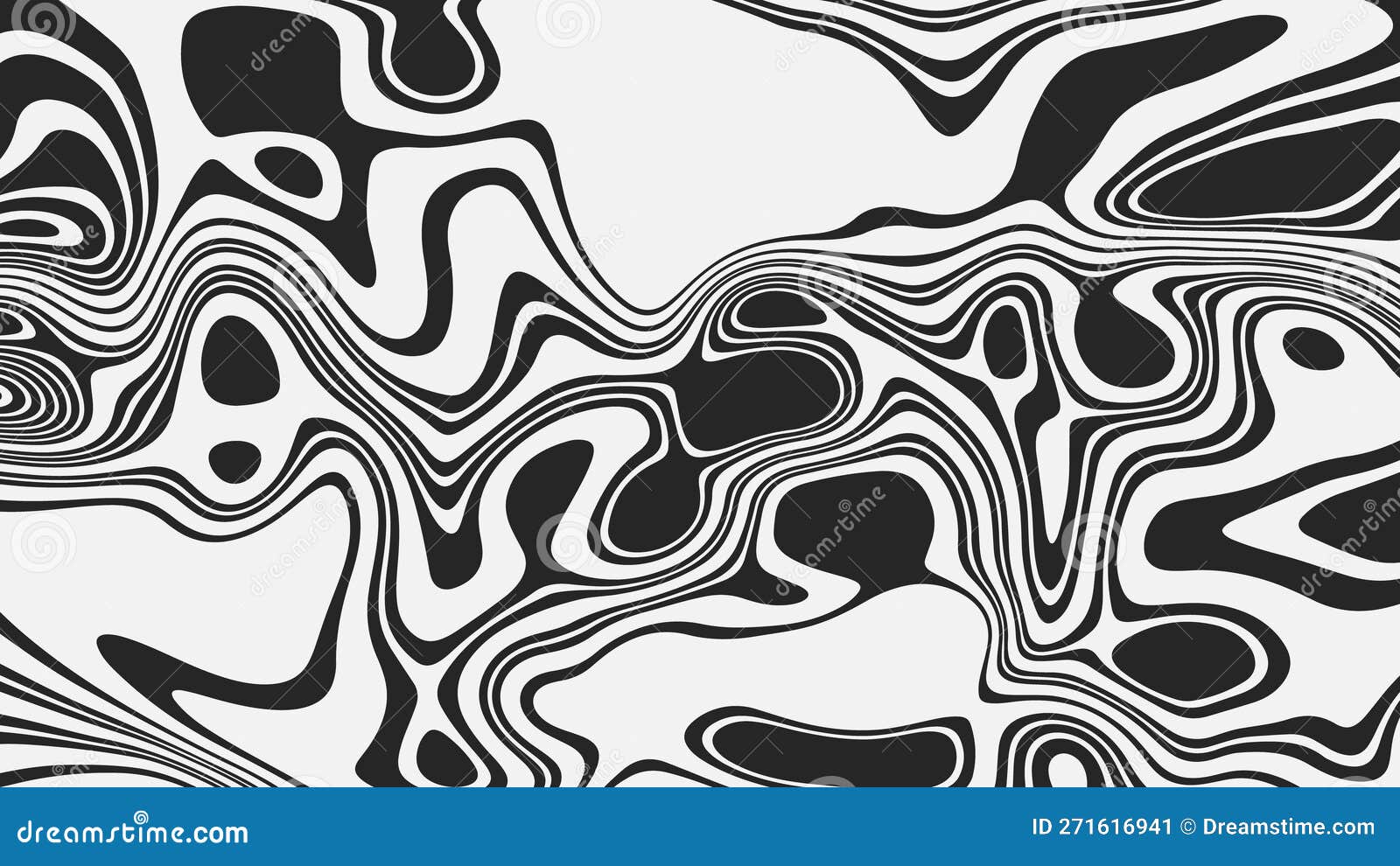 Black White Wavy Background Optical Illusion. the Effect of Distortion ...