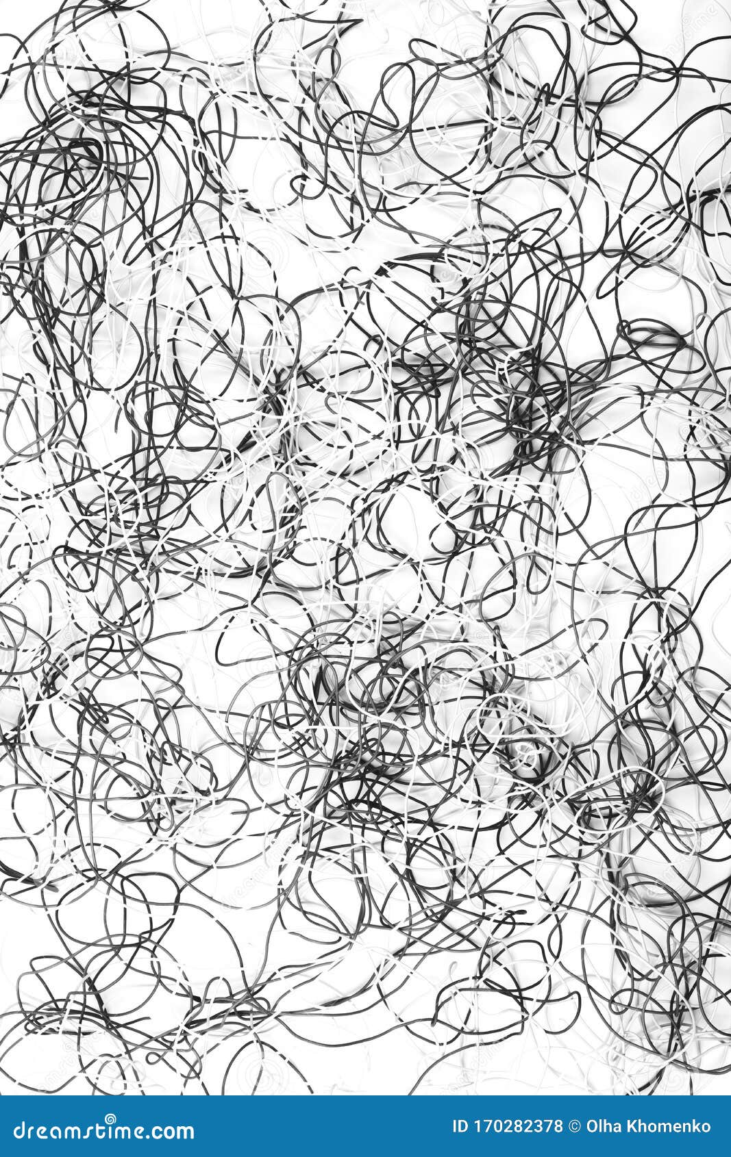 Black and White Wires and Cables Creative Abstract Background Stock ...