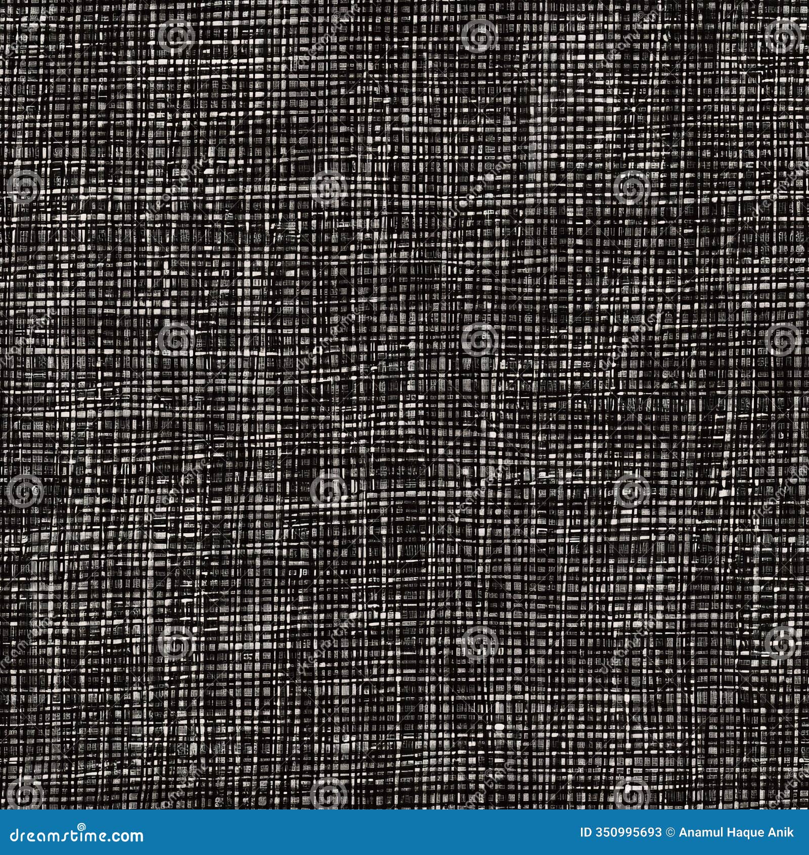 Black and White Woven Fabric Texture Stock Illustration - Illustration ...