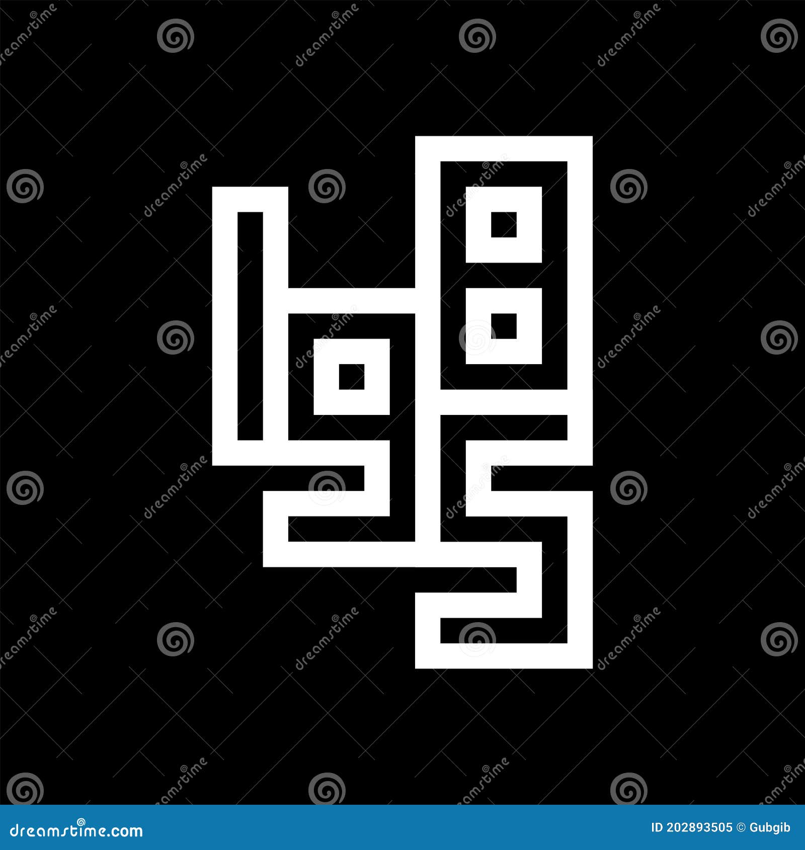 1985 Year College Font Vector Illustration | CartoonDealer.com #107160262