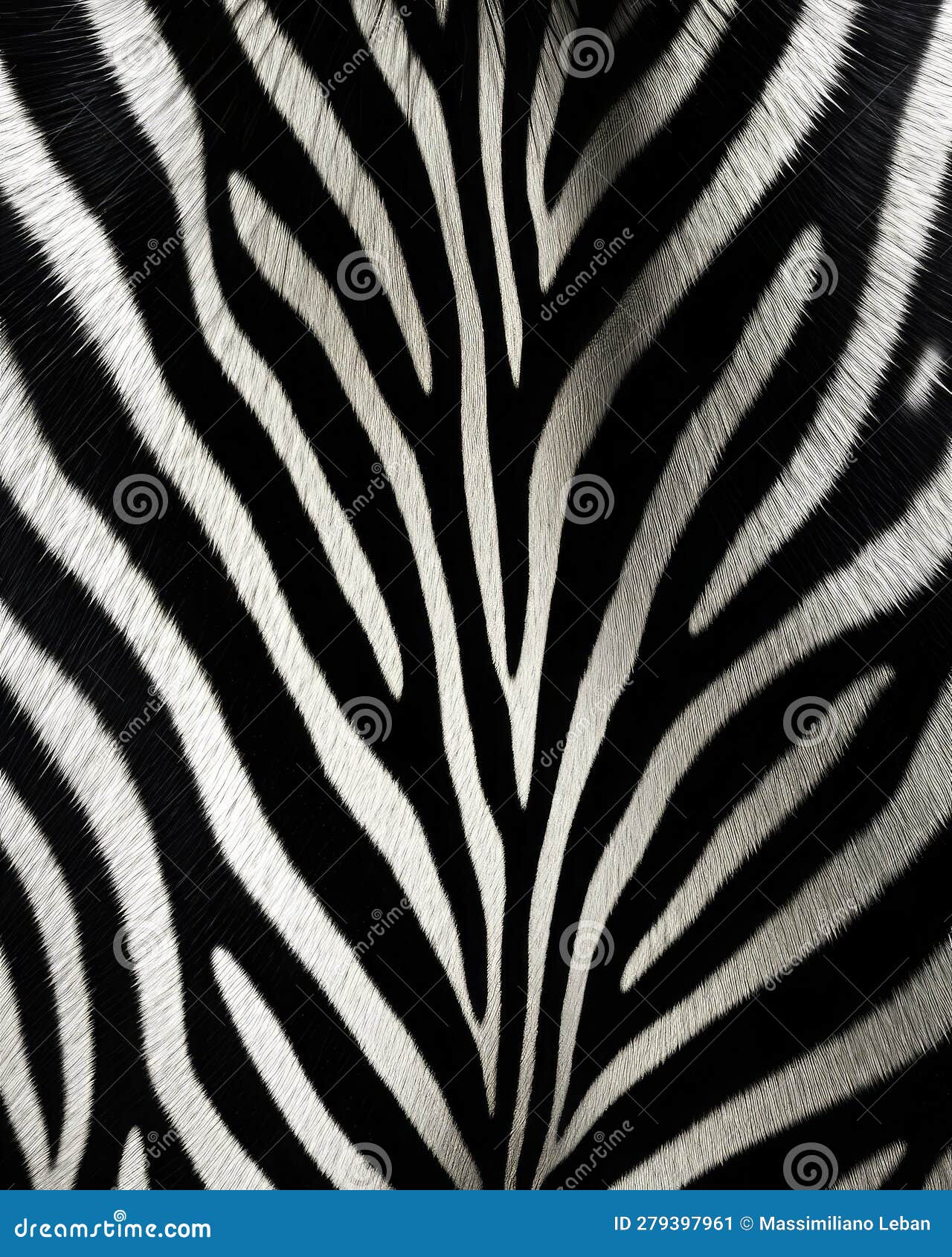 Black and White Zebra Hair Pattern Stock Illustration - Illustration of ...