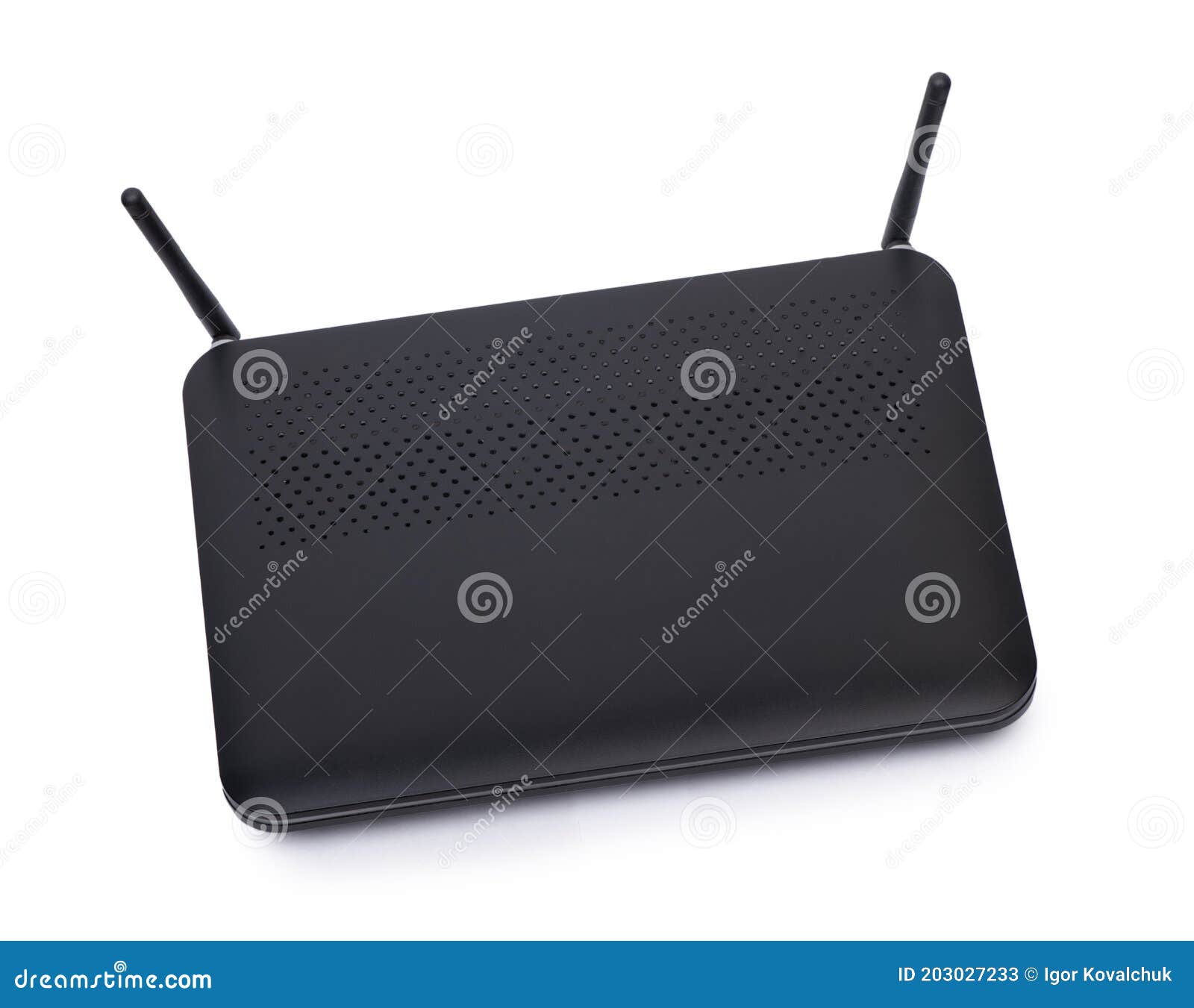 Black wi-fi router stock image. Image of networking - 203027233