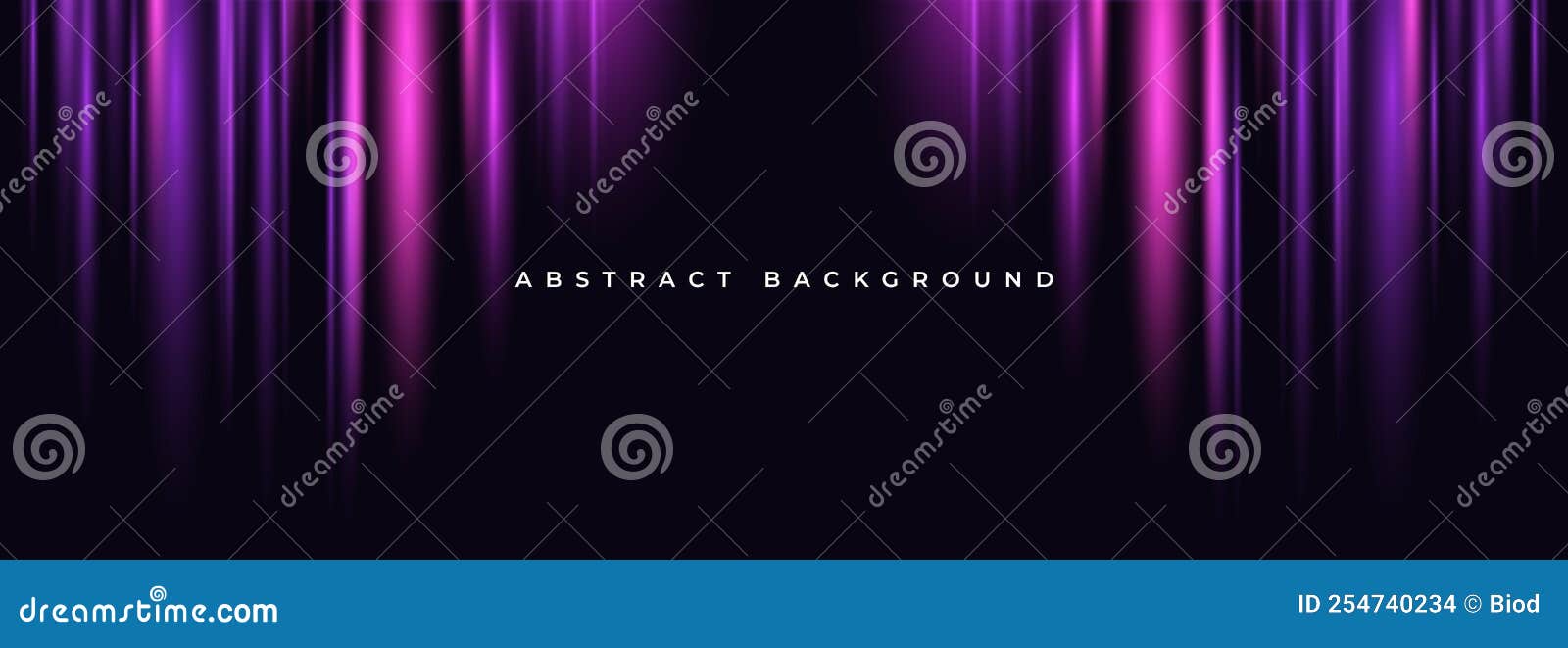 Black Wide Abstract Background with Vertical Purple Glowing Neon Lights ...