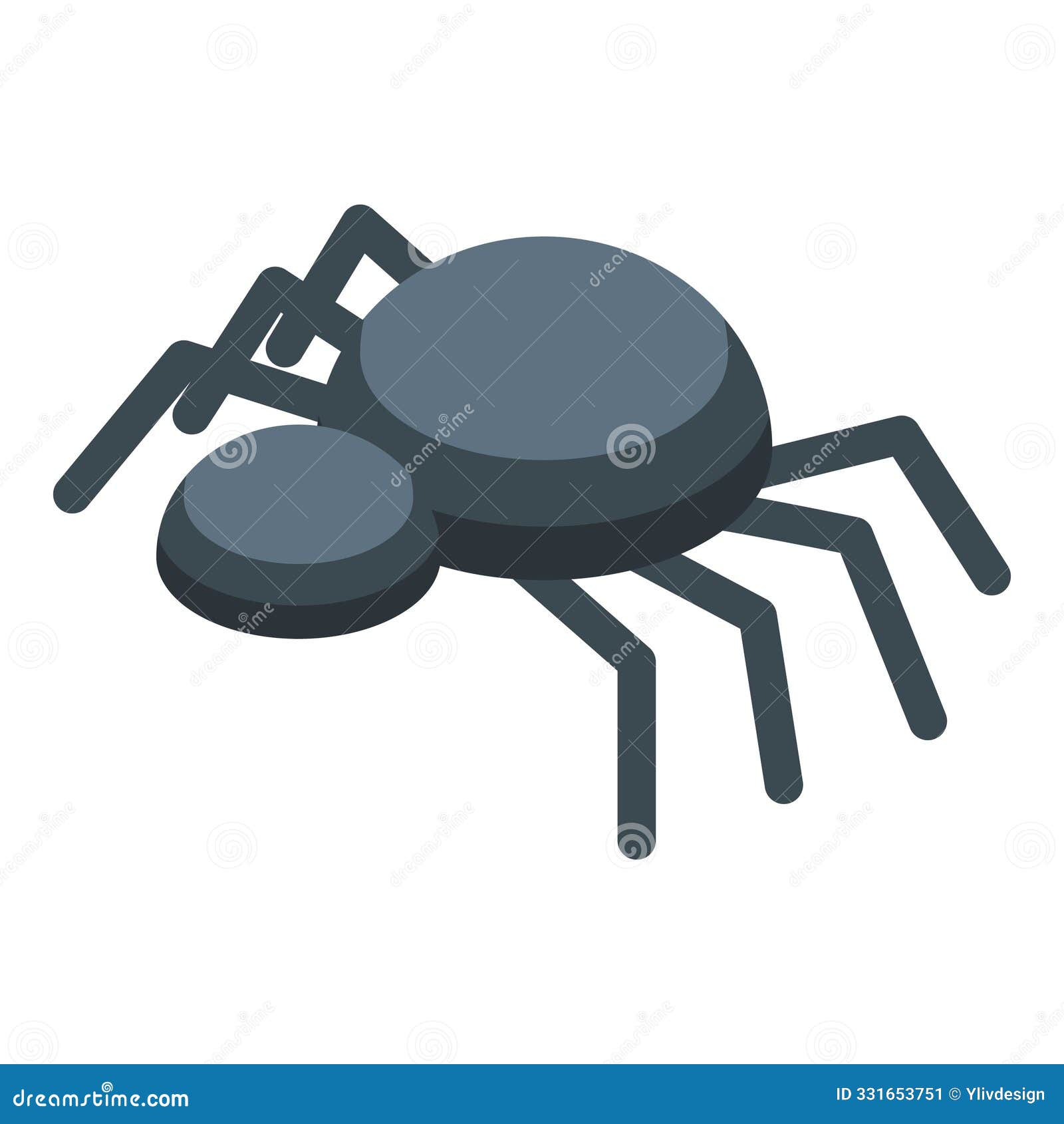 Spider Crawling Cartoon Vector Seamless Background Wallpaper-01 ...