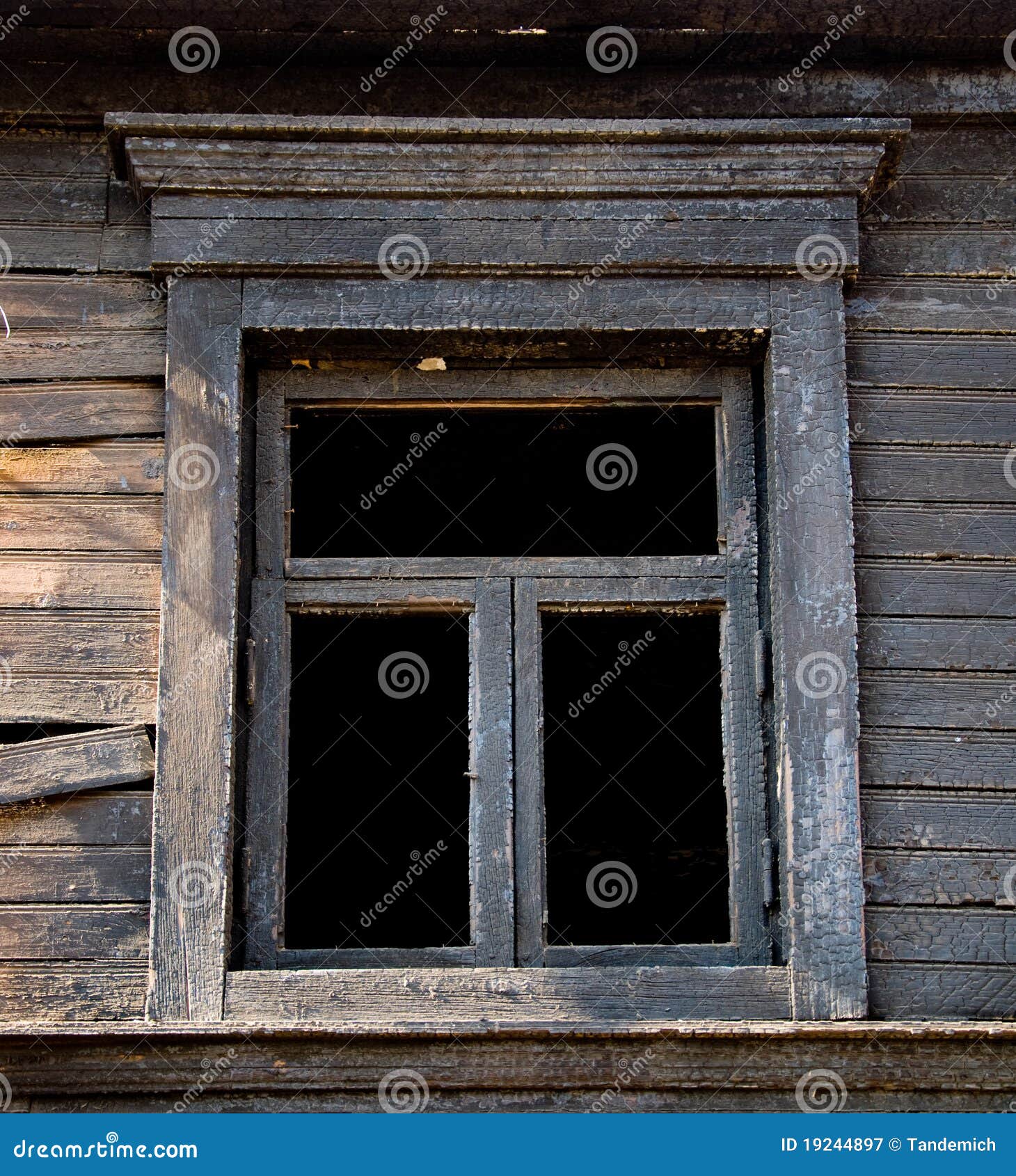 Black Window burned house stock image. Image of home - 19244897