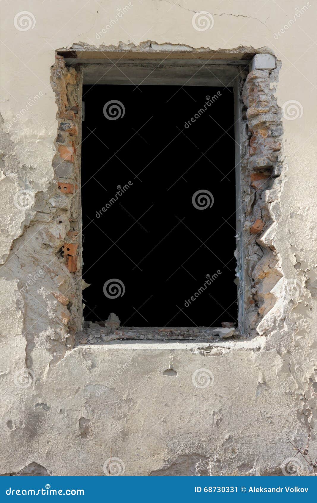 Black window without glass stock image. Image of retro - 68730331