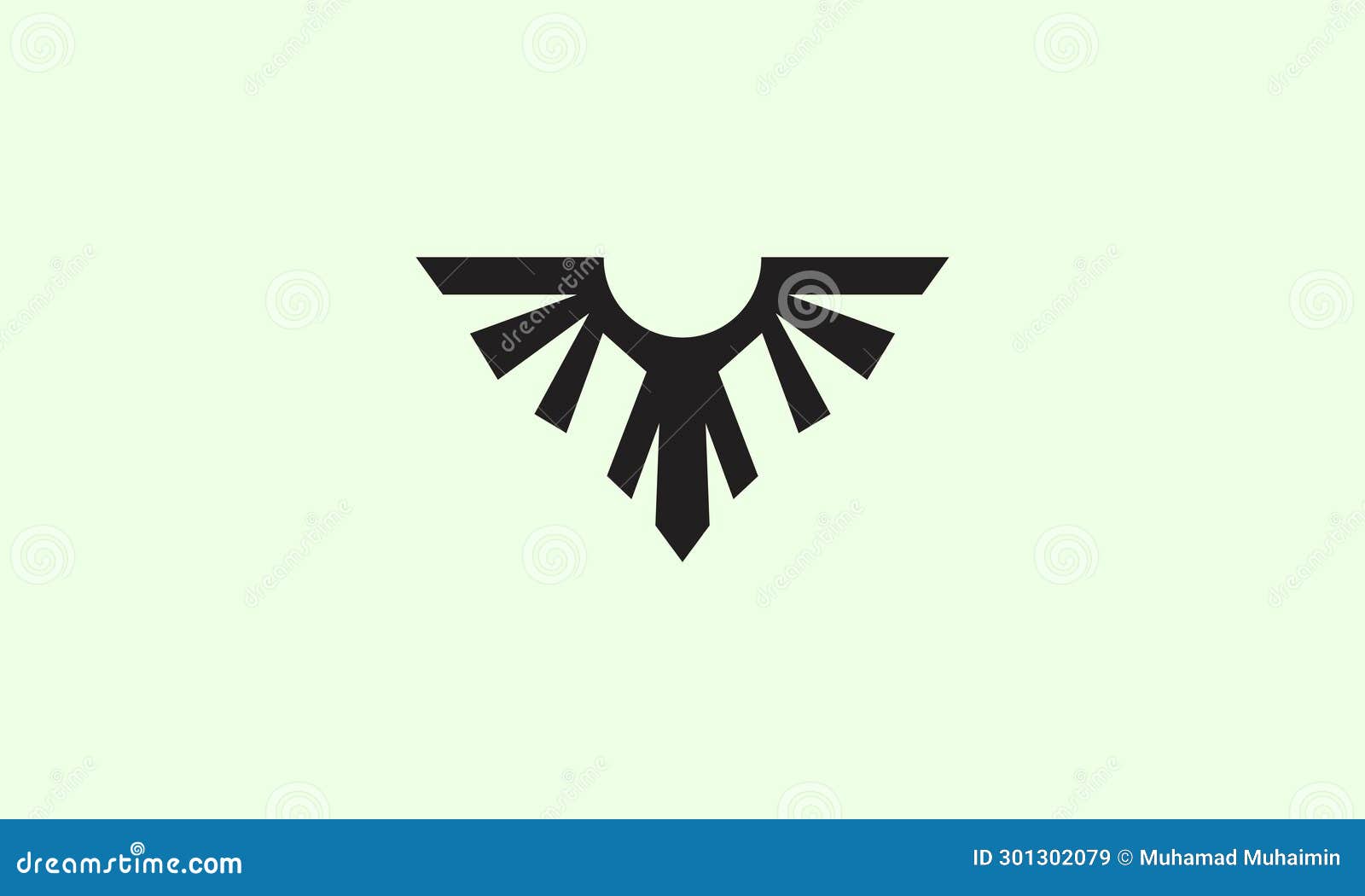 Black Wings Vector Logo Icon. Wing Badge. Black Wing Badge Stock Vector ...