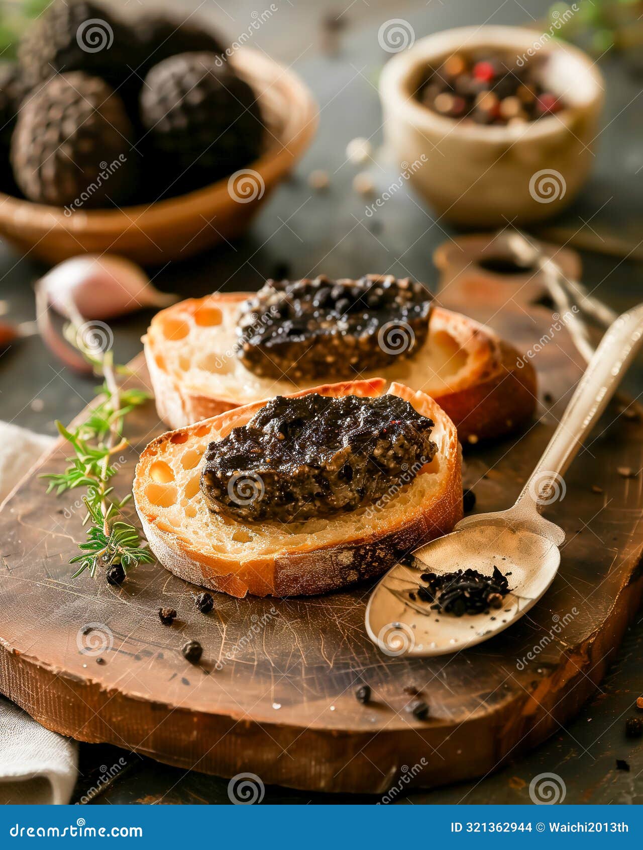 Black Winter Truffles and Truffle Cross Section. the Most Famous of the ...