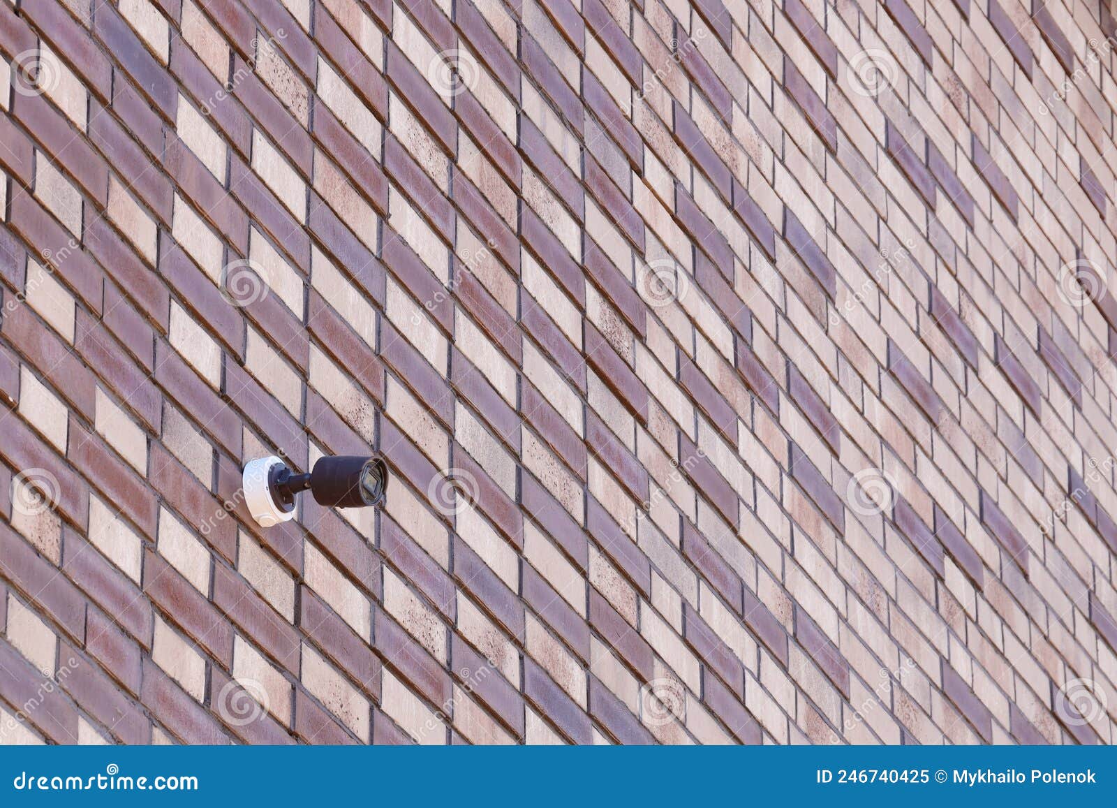 Black Wireless CCTV Security Camera for Area Surveillance Placed on ...