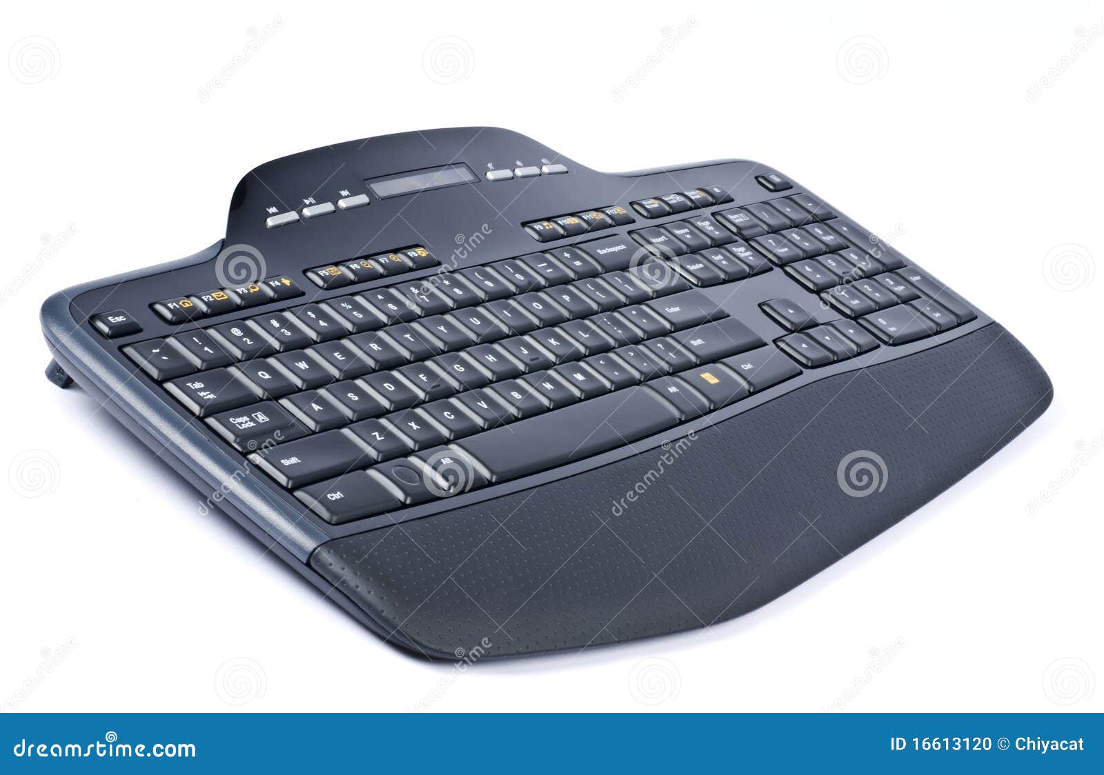 Black Wireless Computer Keyboard Stock Photo - Image of technology ...