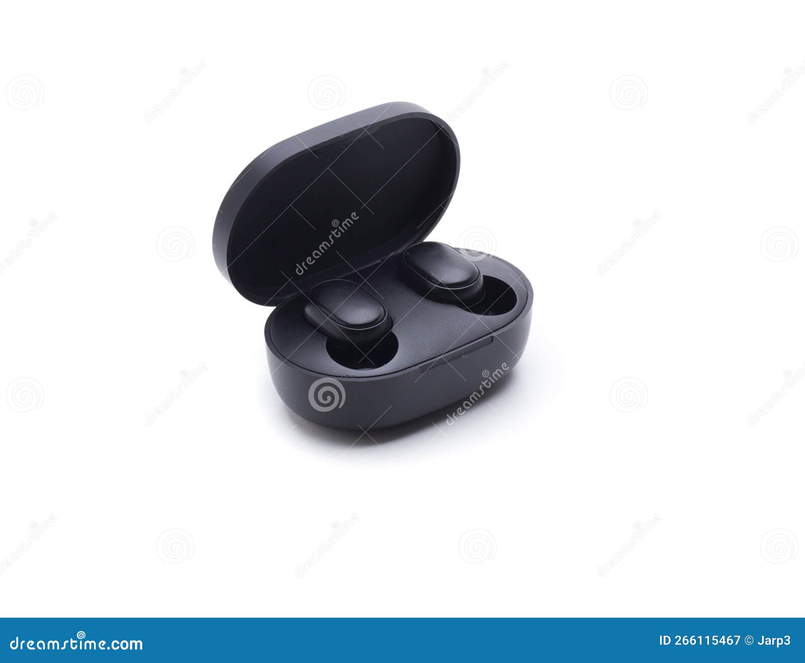 Black wireless headphones stock image. Image of black - 266115467