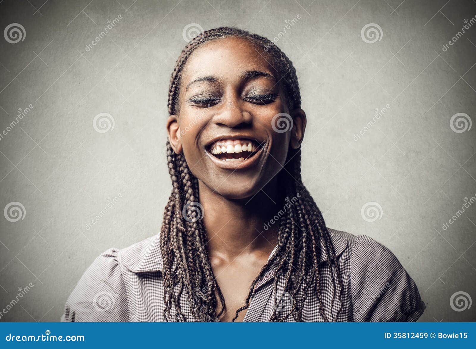 Black woman smiling stock image. Image of african, face - 35812459