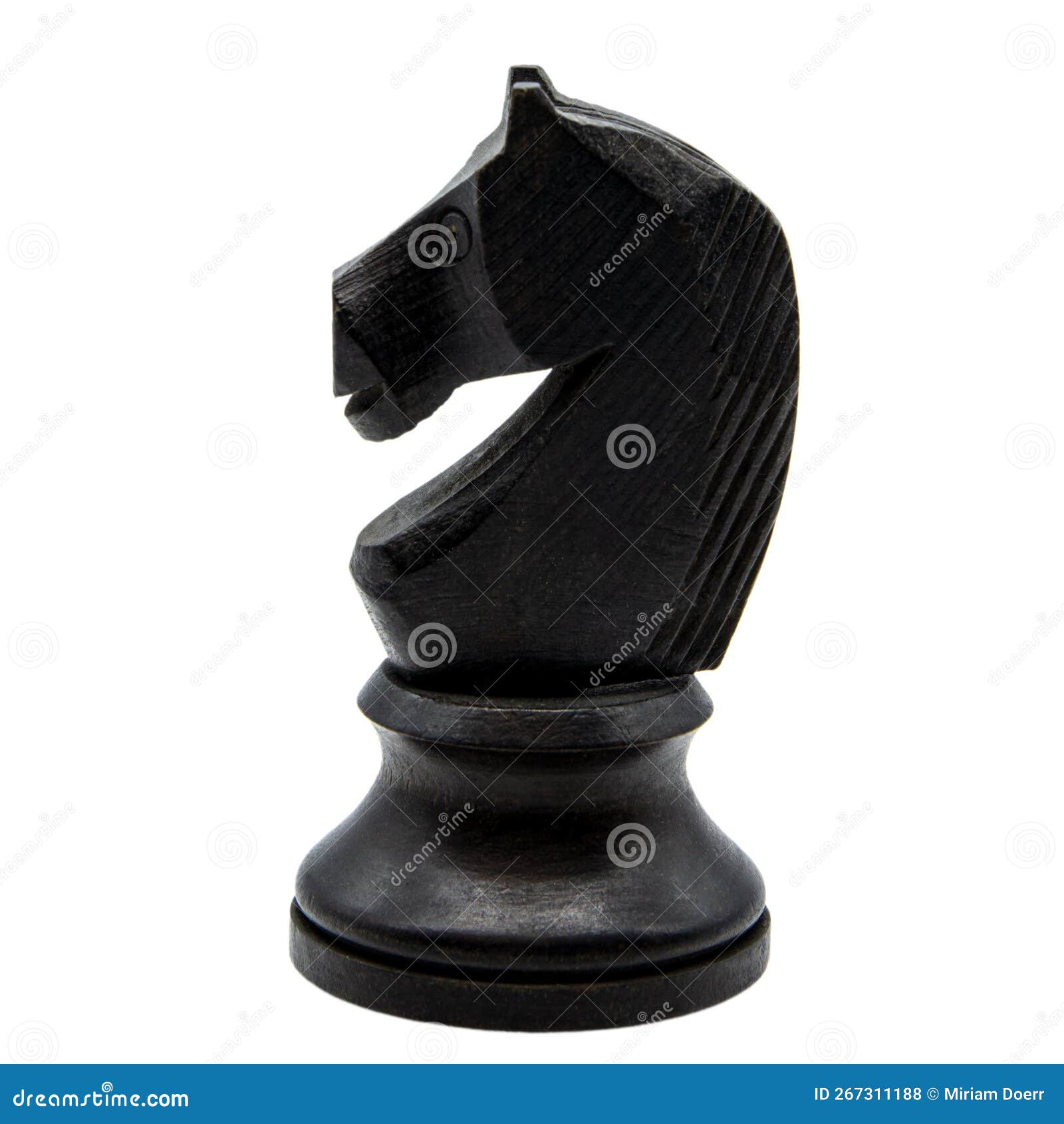 Black Wooden Knight Chess Piece Stock Photo - Image of wooden, play ...