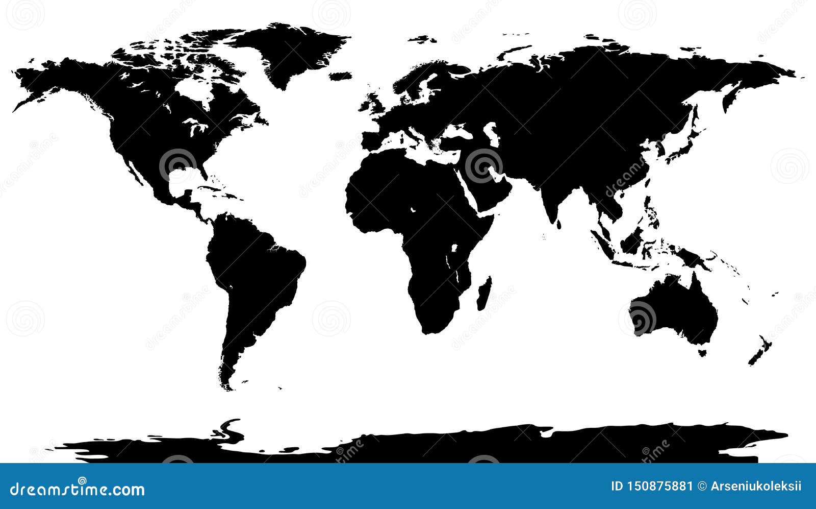 World Map Stencil Royalty-Free Stock Photography | CartoonDealer.com ...